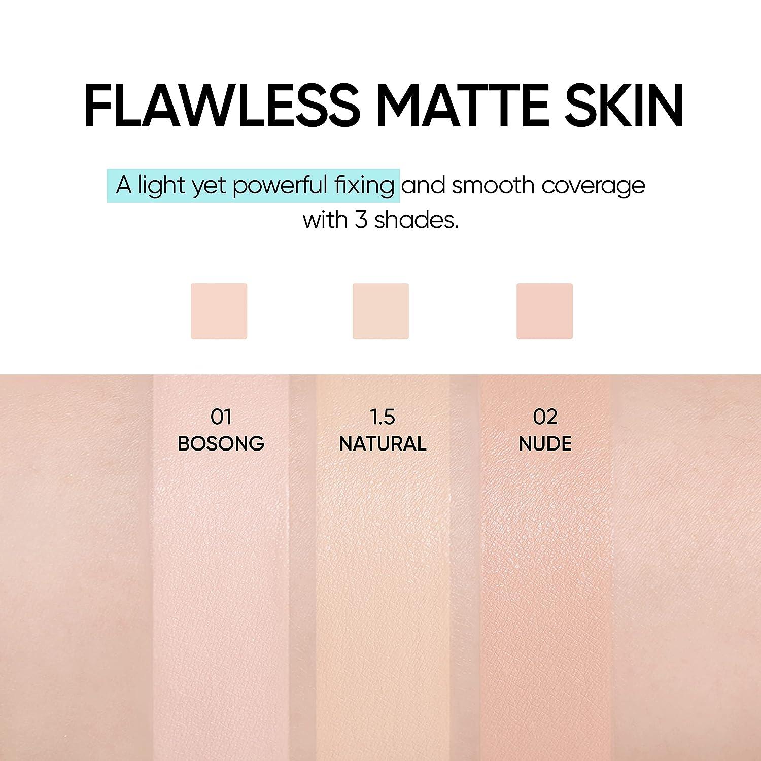 AMUSE Vegan Cushion Foundation Compact | Natural Finish & High Coverage ...