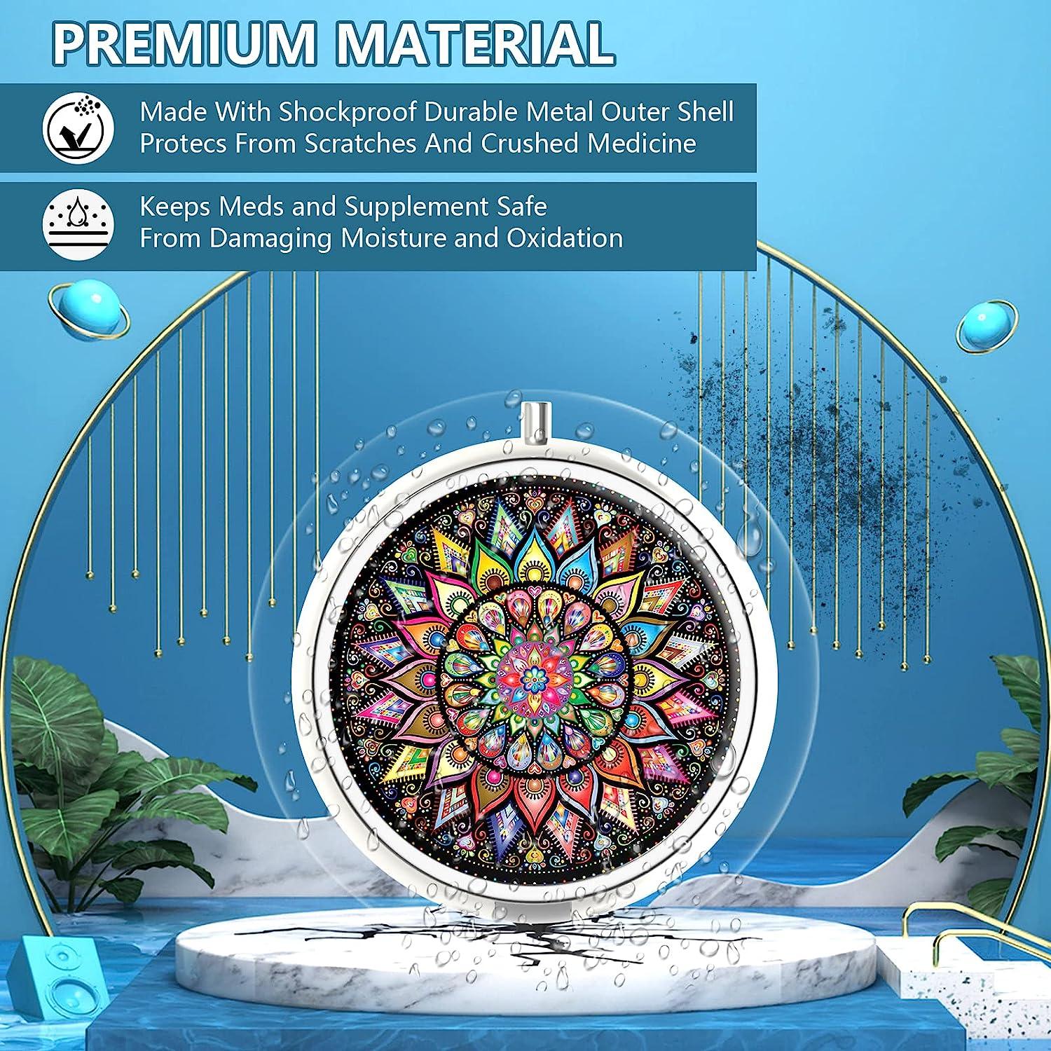 Pill Box 3 Compartment Medicine Pill Organizer Portable Pill Box for ...