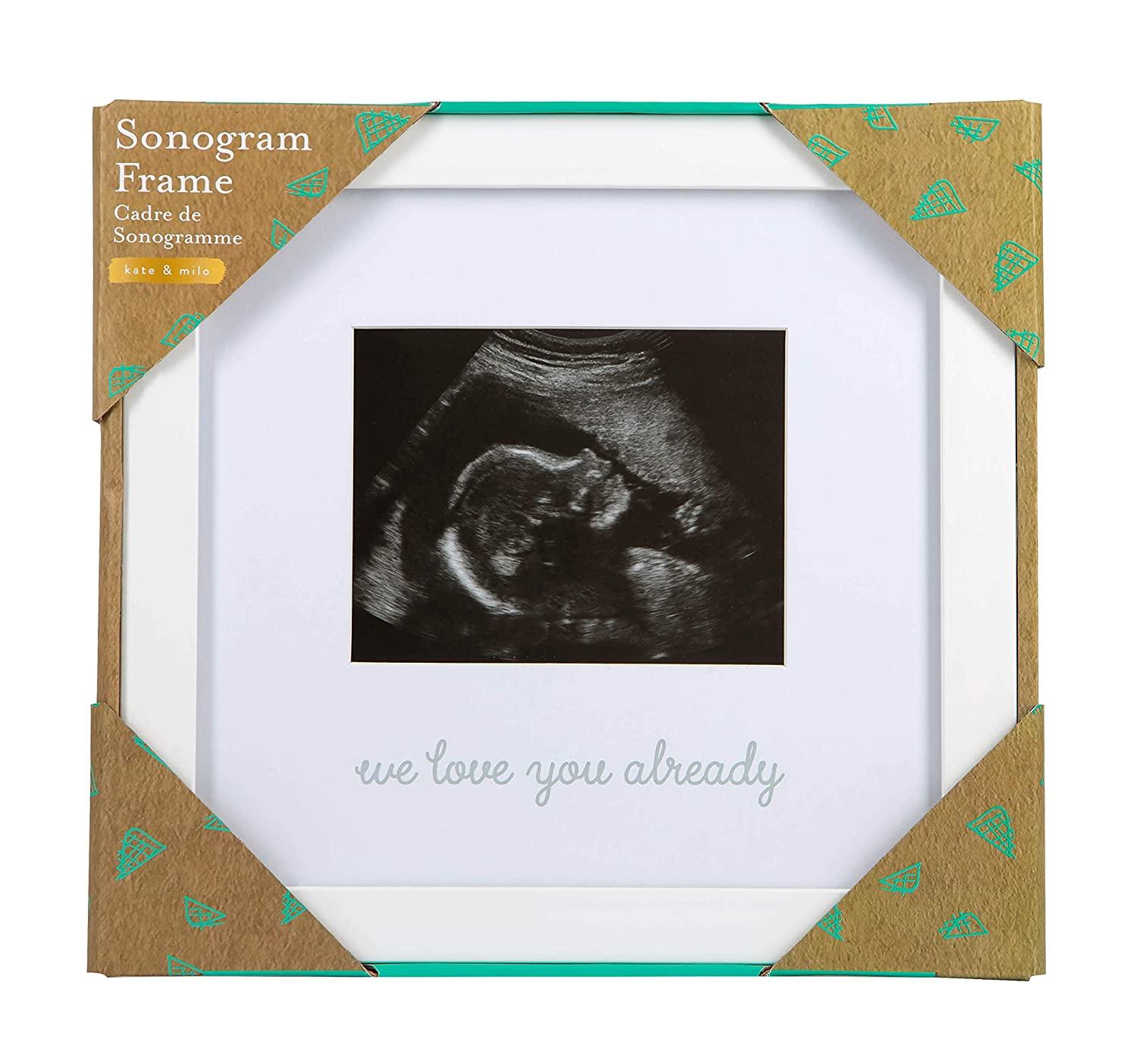 Kate & Milo Love at First Sight Ultrasound Picture Frame - White ...