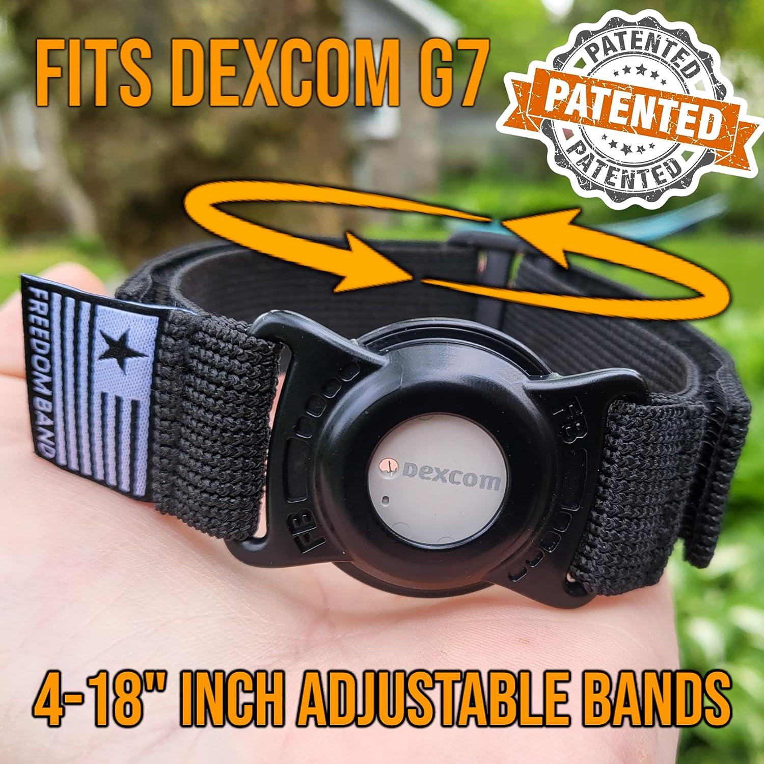 4-18 Inch Armband 360 Adjustable for Dexcom G7 : Transmitter Protection ...