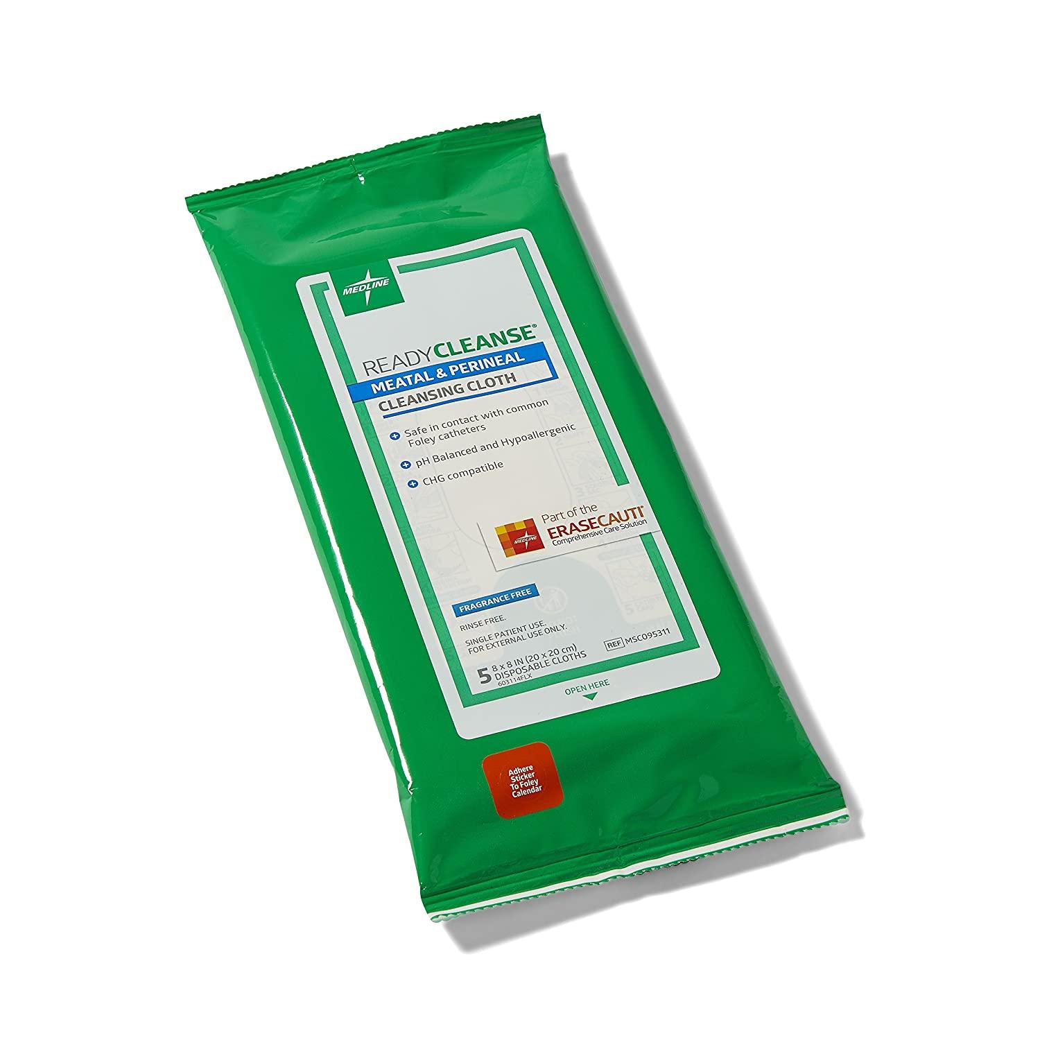 Medline Readycleanse Meatal and Perineal Cleansing Cloth - Fragrance ...