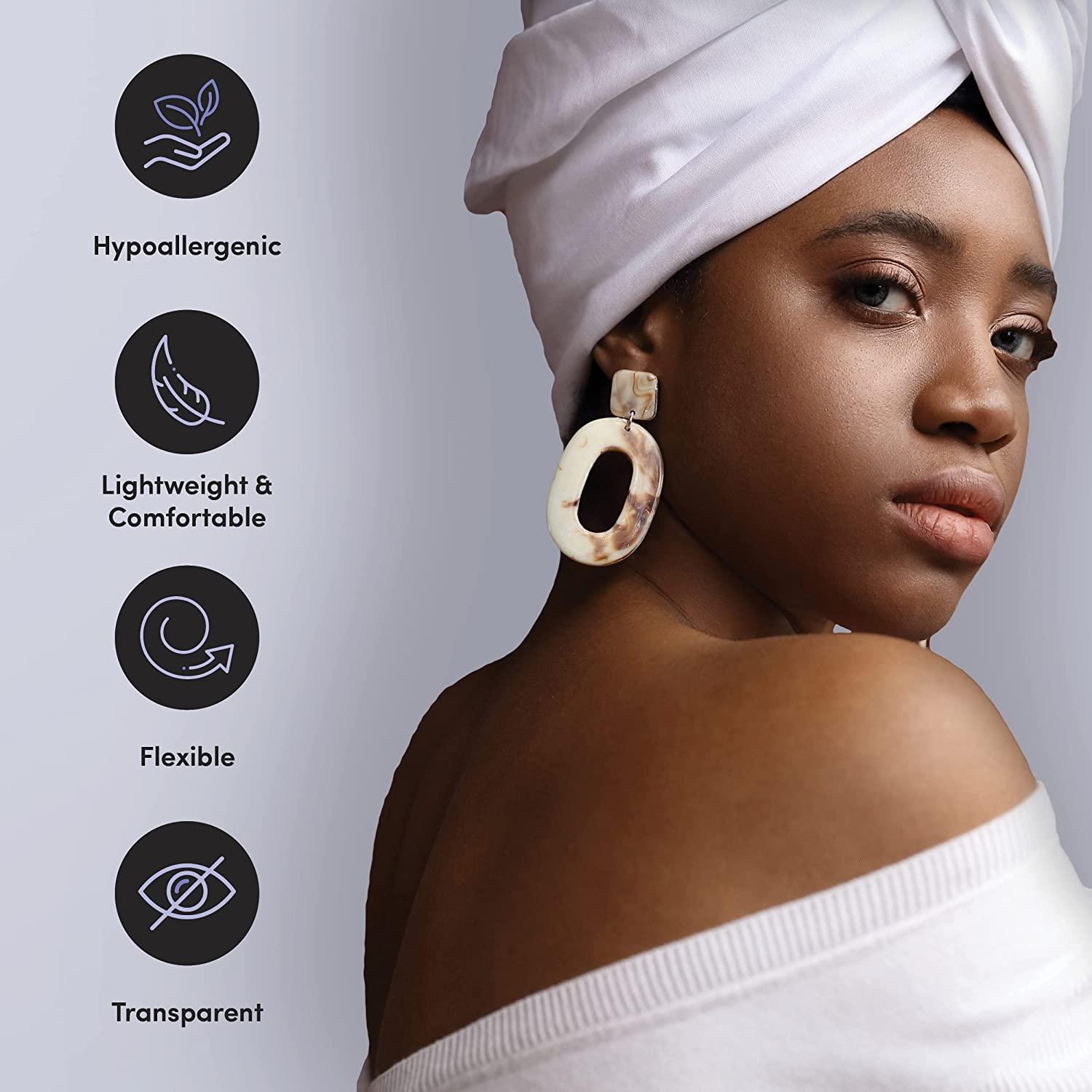 Lobe Miracle Clear Earring Support Patches - Ear Care for Droopy, Torn ... Lobe Miracle Clear Earring Support Patches - Ear Care for Droopy, Torn ...