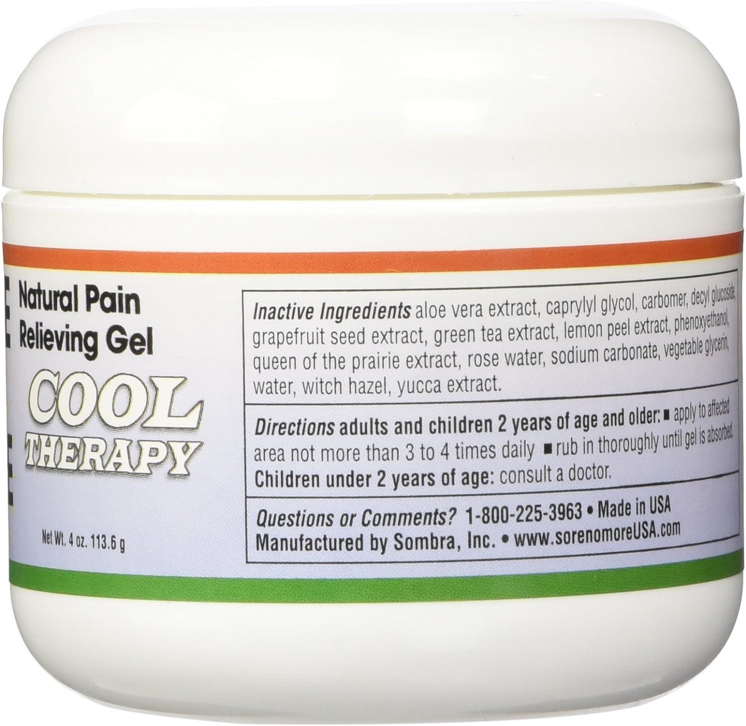 Sore No More Cool Pain Relief Therapy 4 Oz - Fast-Acting Relief in a ...
