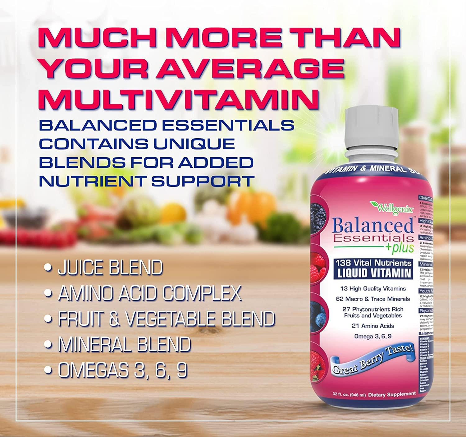Balanced Essentials Very Berry Liquid Nutritional Supplement - 32 oz ...