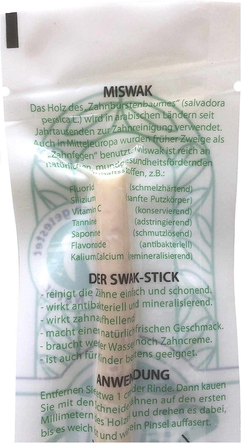 SWAK Natural Mineral Toothbrushes with Plaster Crystals - Gentle Clean ...