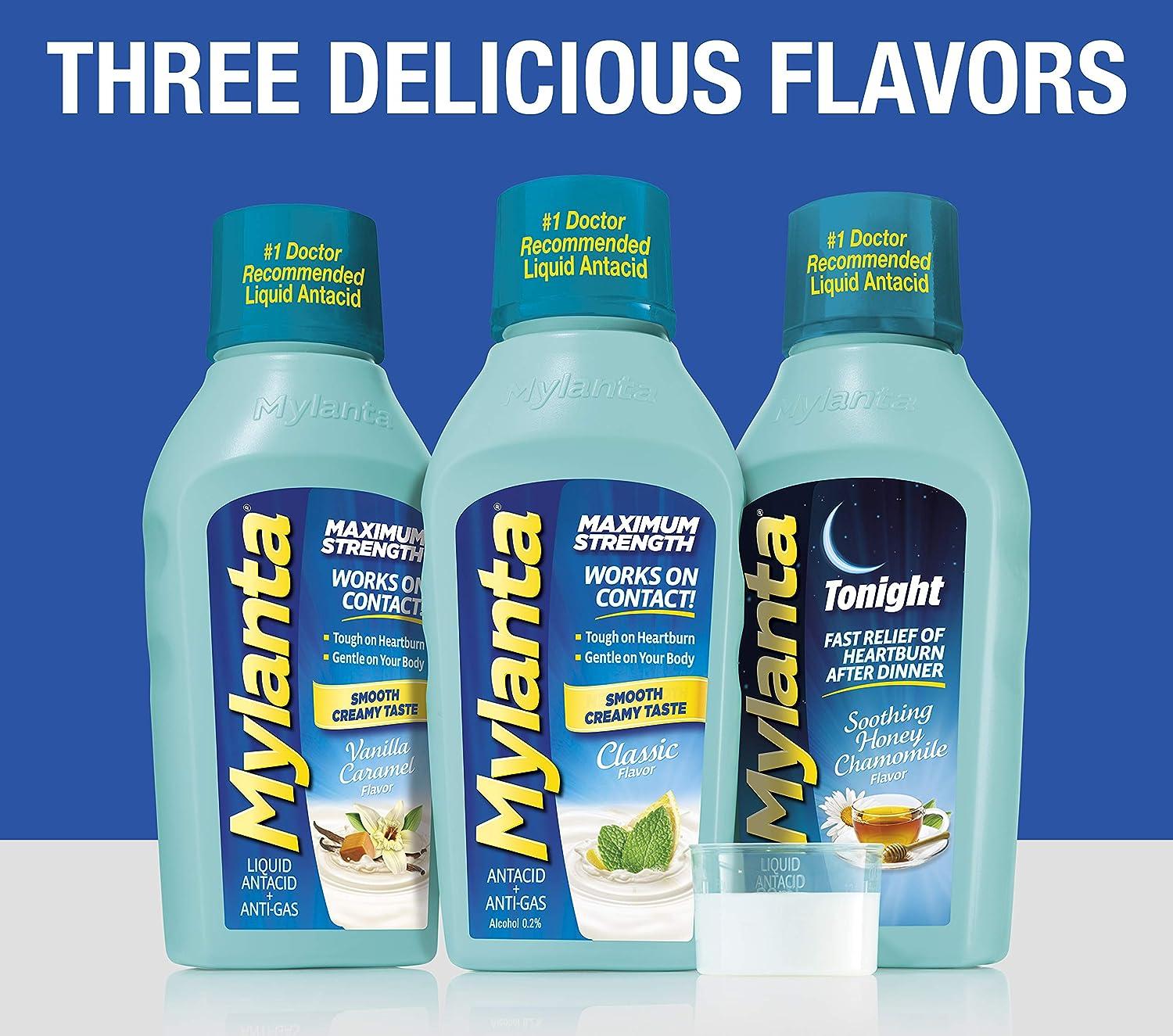 Mylanta Antacid and Gas Relief Maximum Strength Formula 12 Fl Oz ...