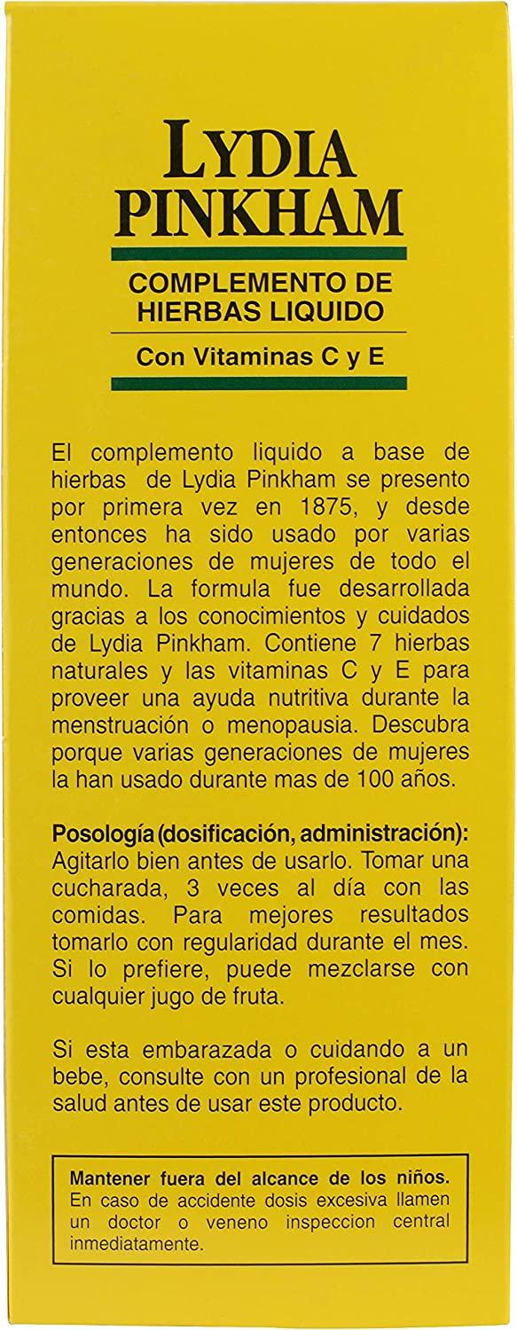 Lydia Pinkham Liquid Herbal Supplement - Menstruation & Menopause ...