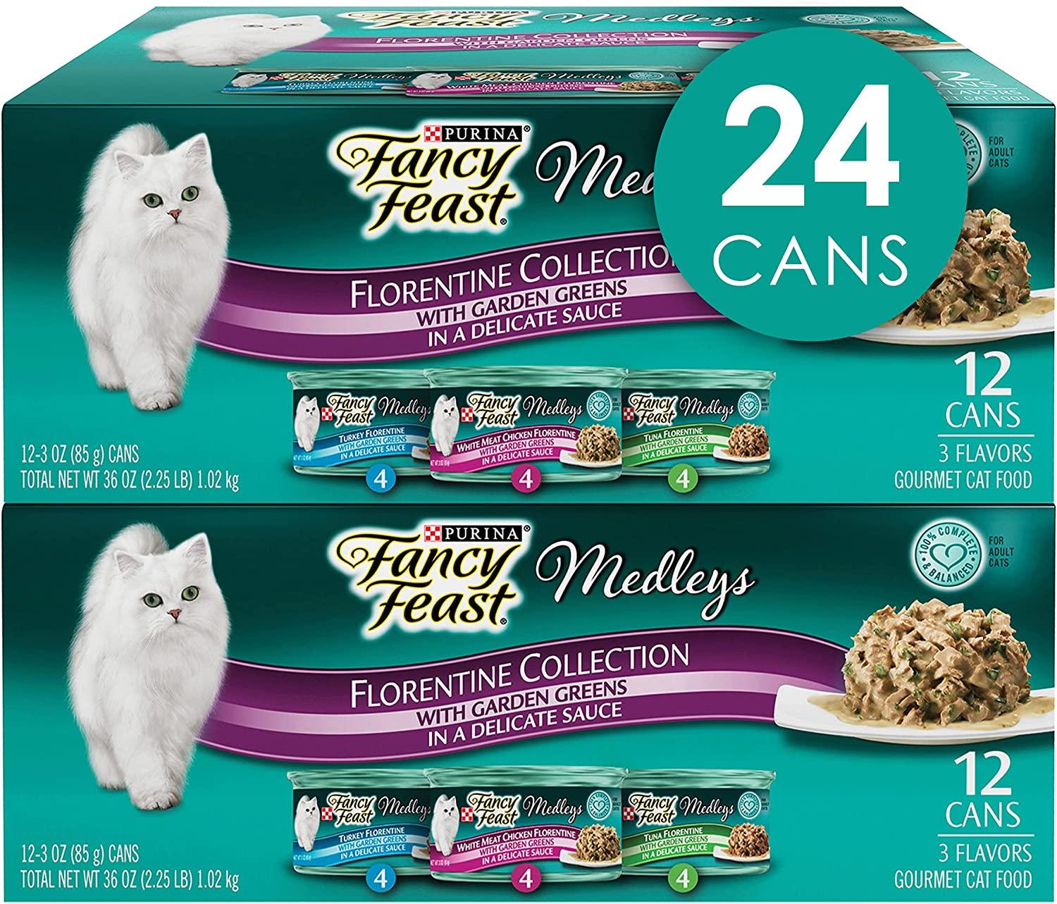 Premium Cat Food Fancy Feast Medleys Wet Cat Food - Florentine ...