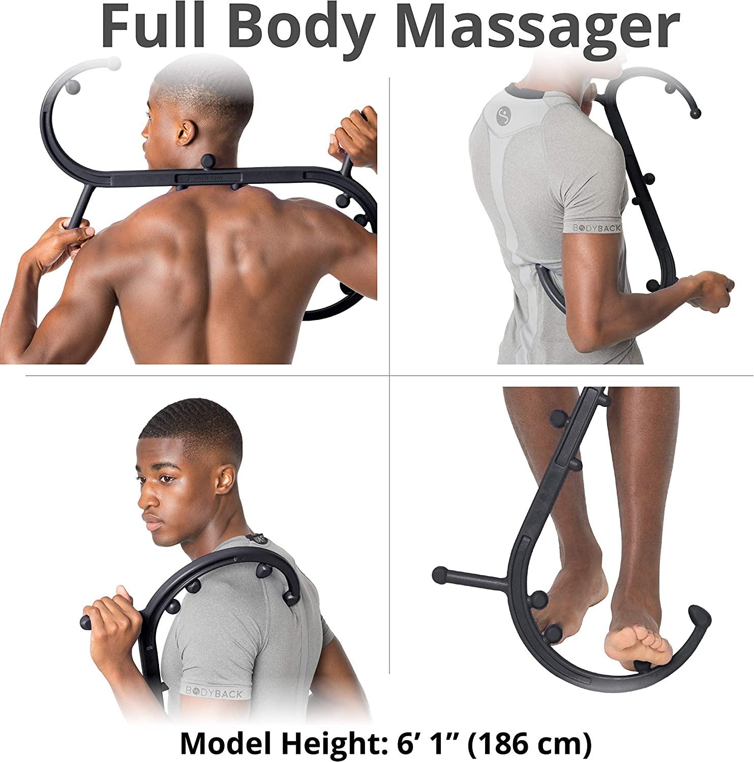 Body Back Buddy & Rhino Pro Massage Ball Bundle | Trigger Point, Plantar Fasciitis ...