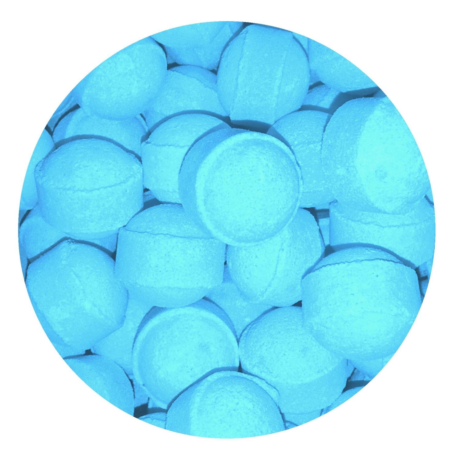30 x Scented Bath Marbles Fizzers Mini Bombs in Gift Bag (Ocean Spray ...
