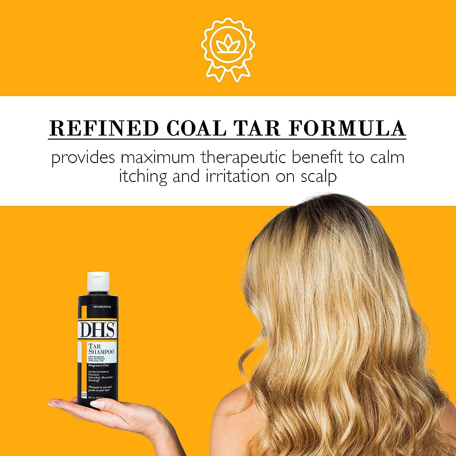 DHS Tar Shampoo 8oz - Effective Treatment for Dandruff and Psoriasis ...