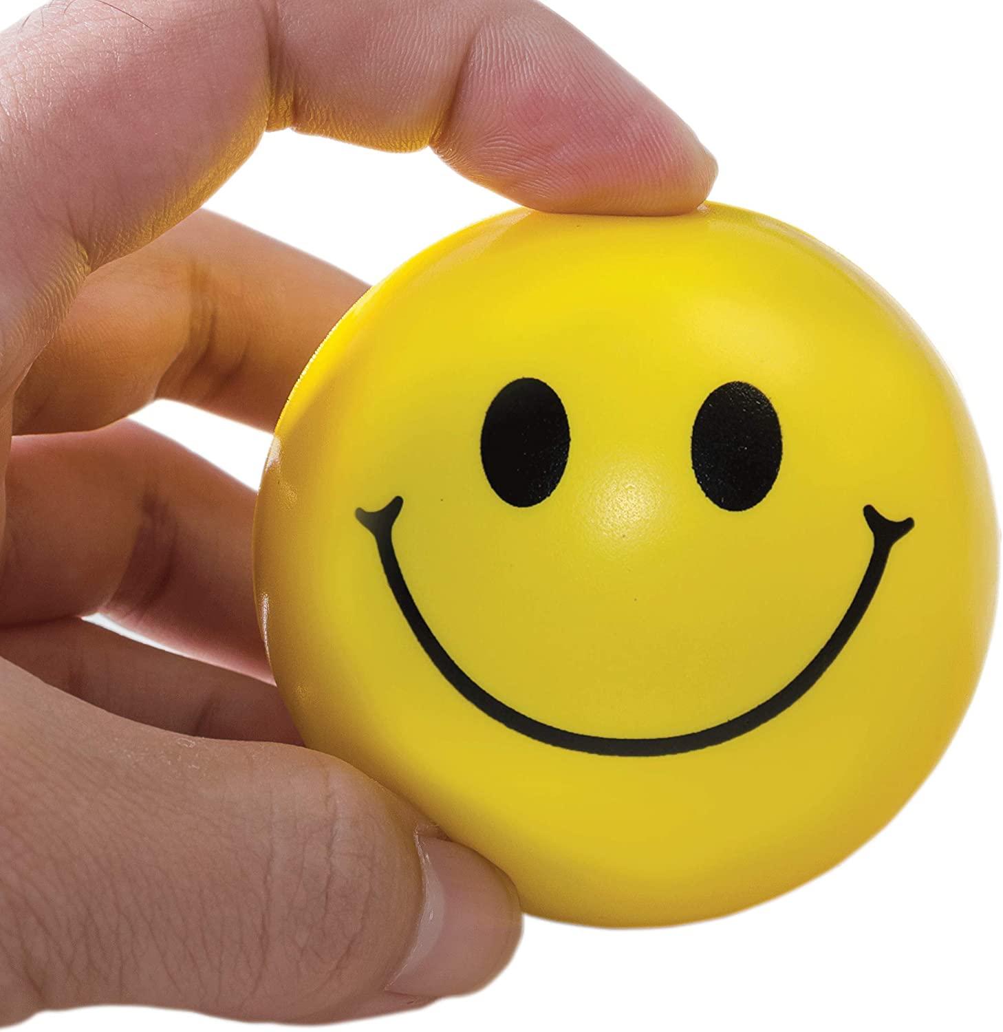 Firm Foam Smiley Hand Exerciser - 1 Count, Smiley Face Design