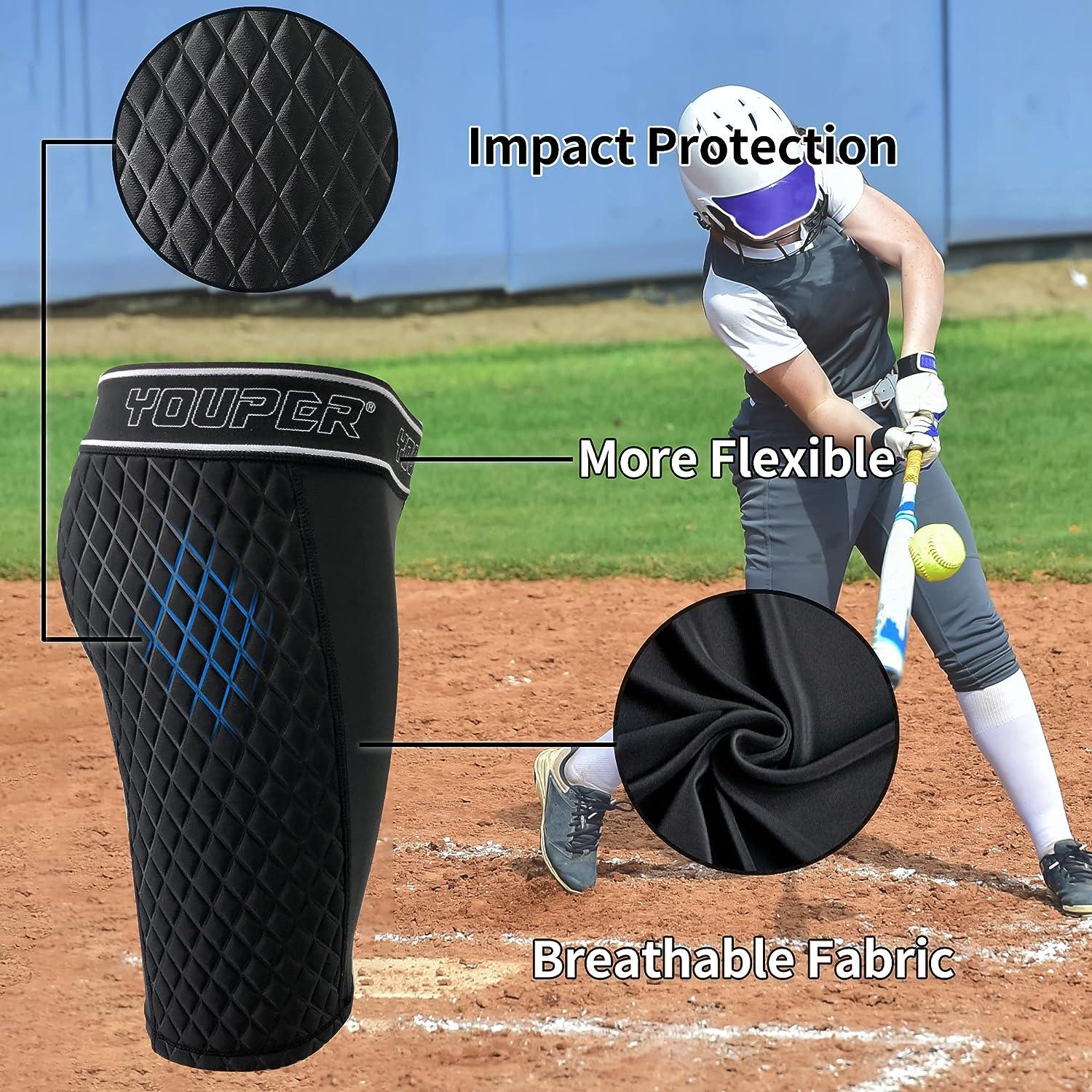 Youper Youth Girls Classic Compression Softball Sliding Shorts, Padded ...