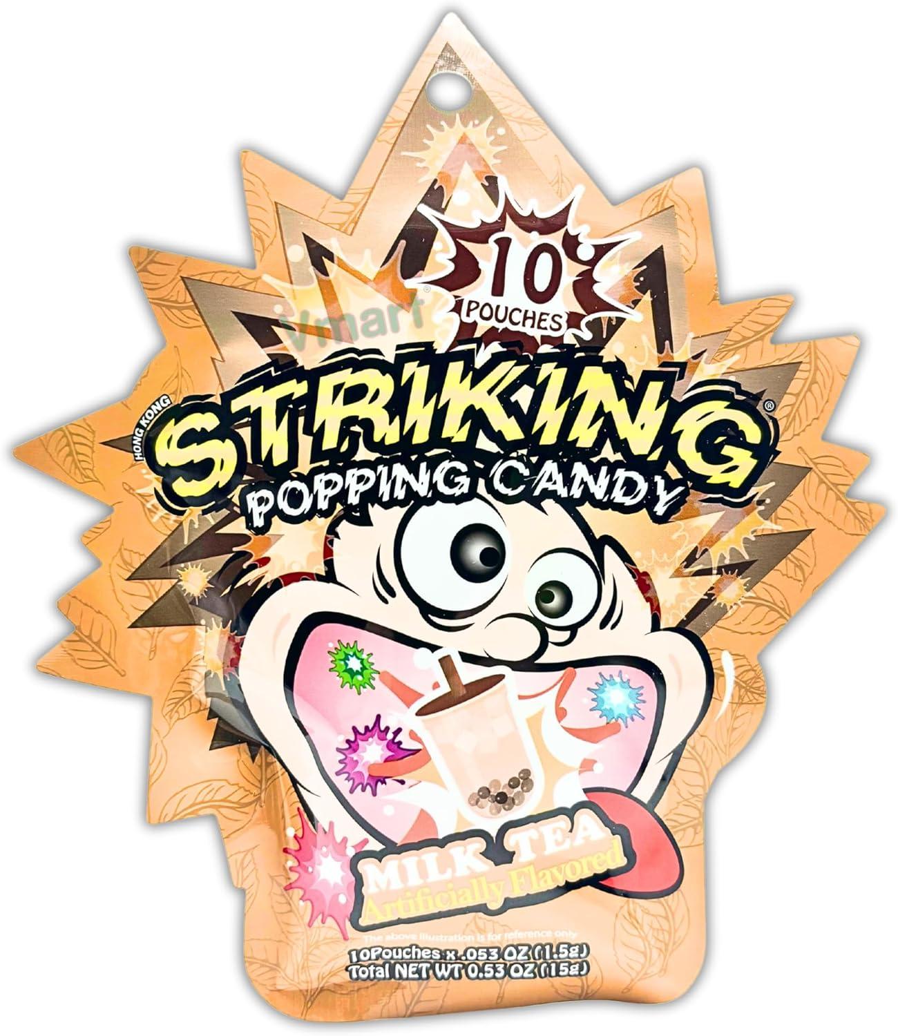 Striking Popping Candy Milk Tea Flavour 15g (Pack of 2) | Buy Now with ...