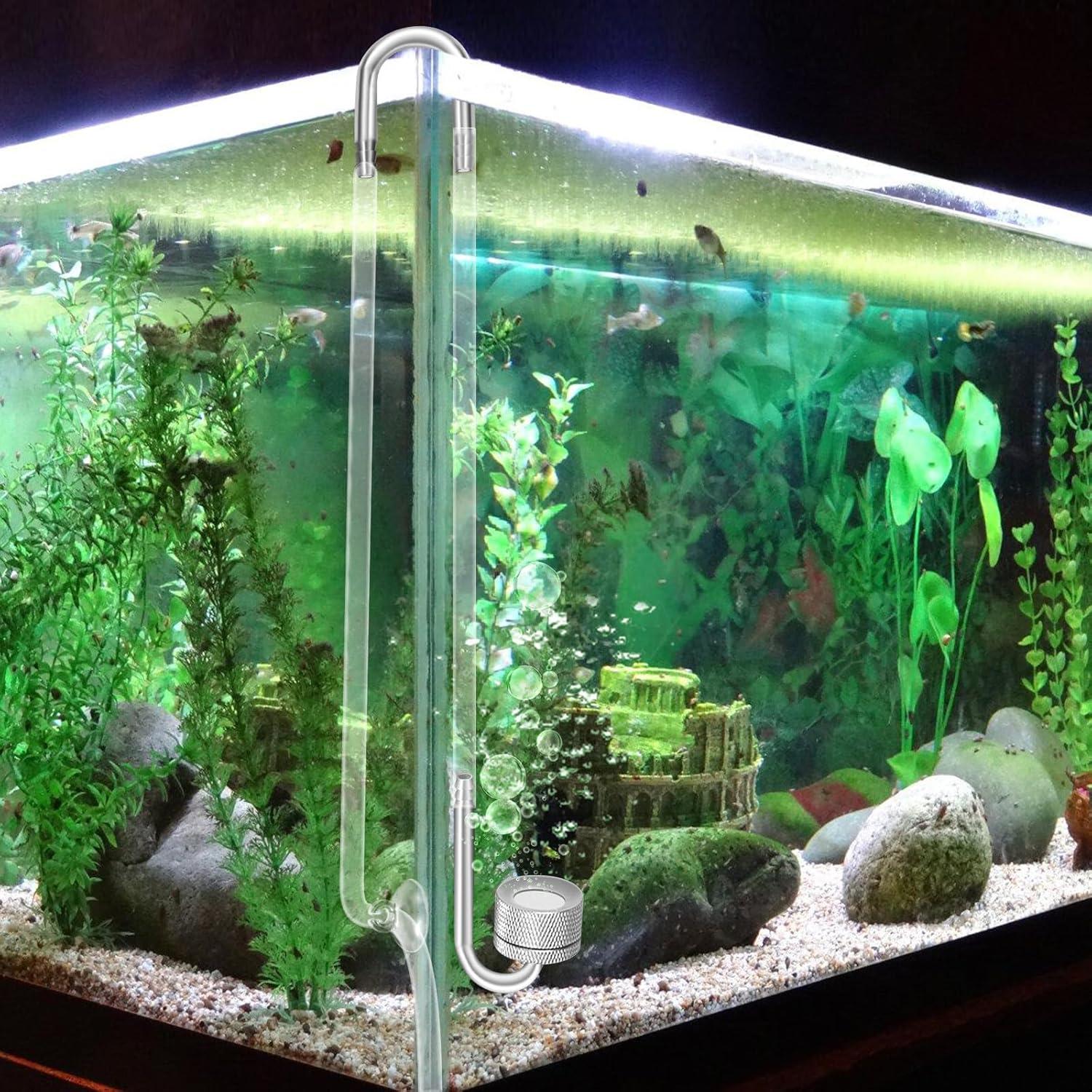 VAILEAL CO2 Diffuser for Aquariums - Oxygen Atomizer with Suction Cups ...