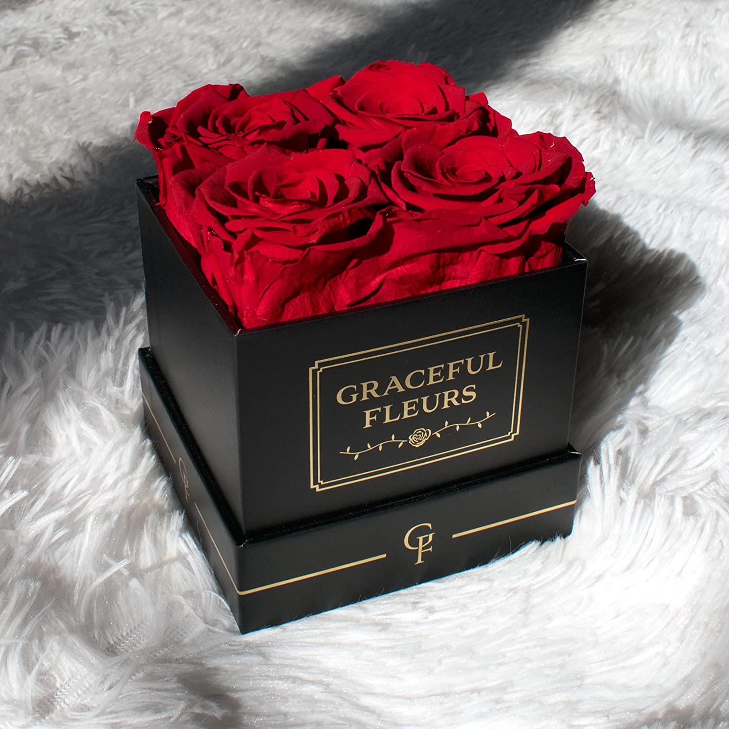 Graceful Fleurs: Long-Lasting Real Roses for Prime Delivery | Birthday ...