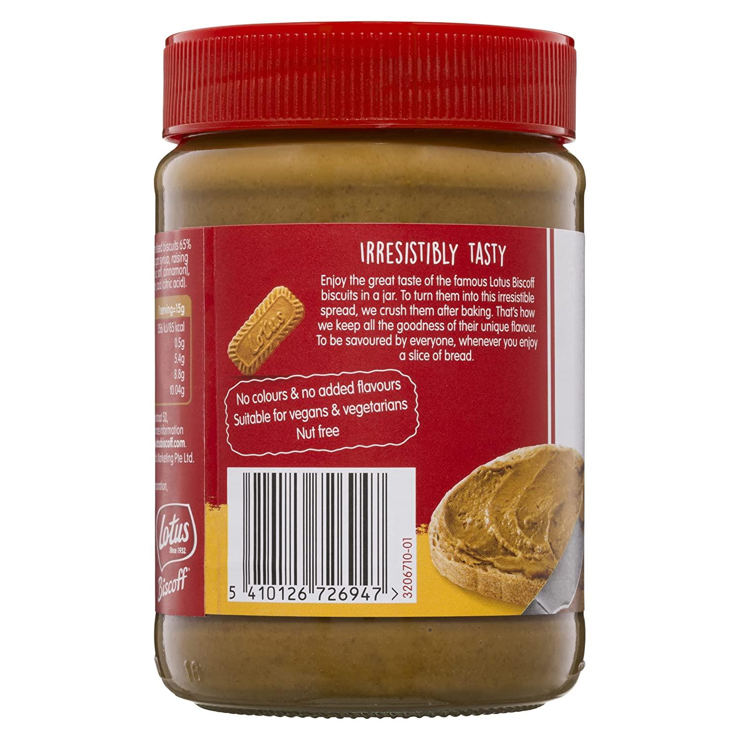 Lotus Biscoff Spread Crunchy 380g - Delicious Cookie Butter Spread ...