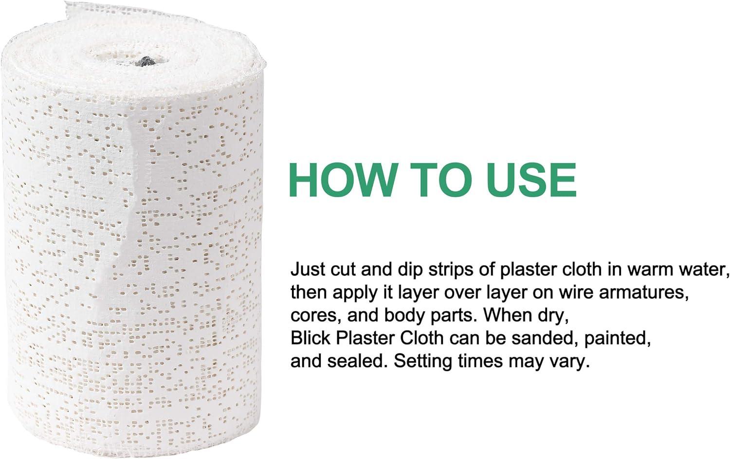 Plaster Gauze Bandage 4 x 180 (5yd) for Craft Masks, Scenery, Belly ...