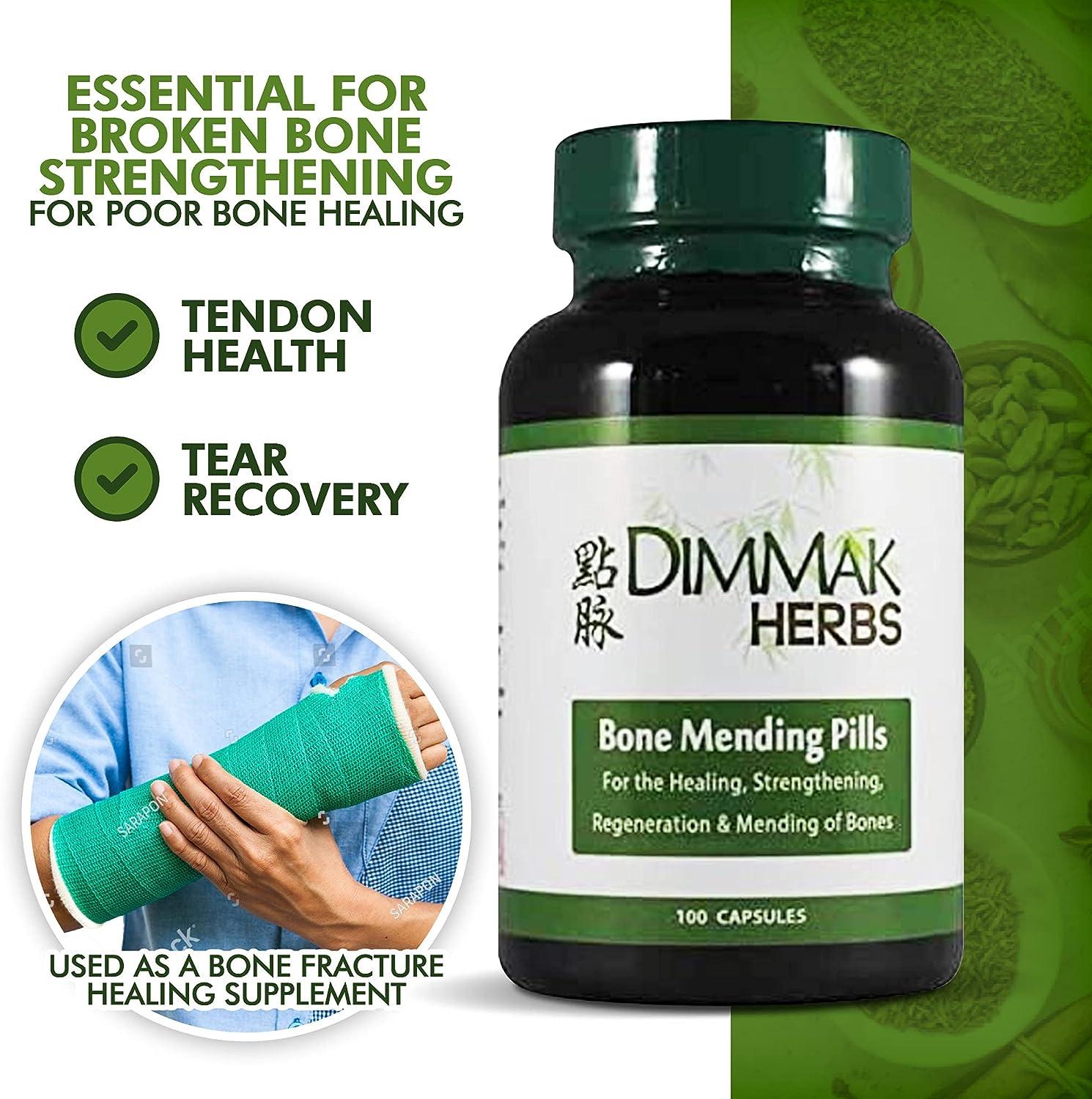 Dimmak Herbs Bone Mending Pills - Chinese Medicine Supplement for Bone ...