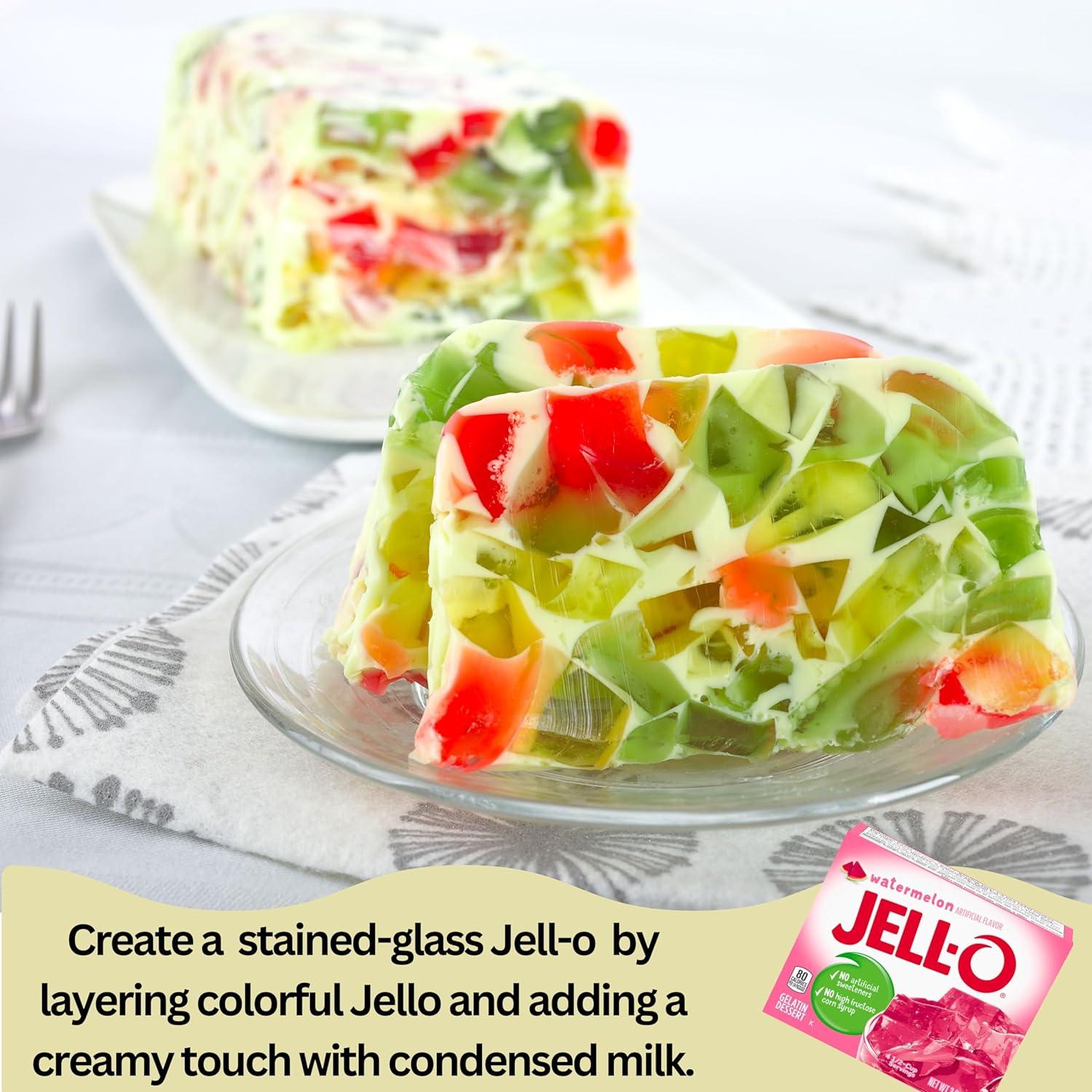 Jell Gelatine Powder American Food Variety Flavours 5 x 85g Silicone ...