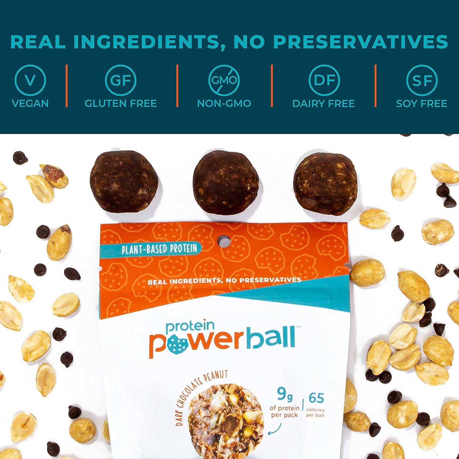 Protein Power Ball Healthy Snacks - Single Serving Packs - Gluten Free ...