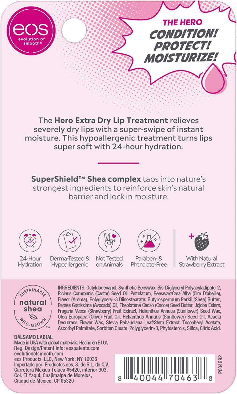 eos The Hero Lip Repair 2 Pack 0.35 Fl Oz - Hydrating Lip Balm Set ...