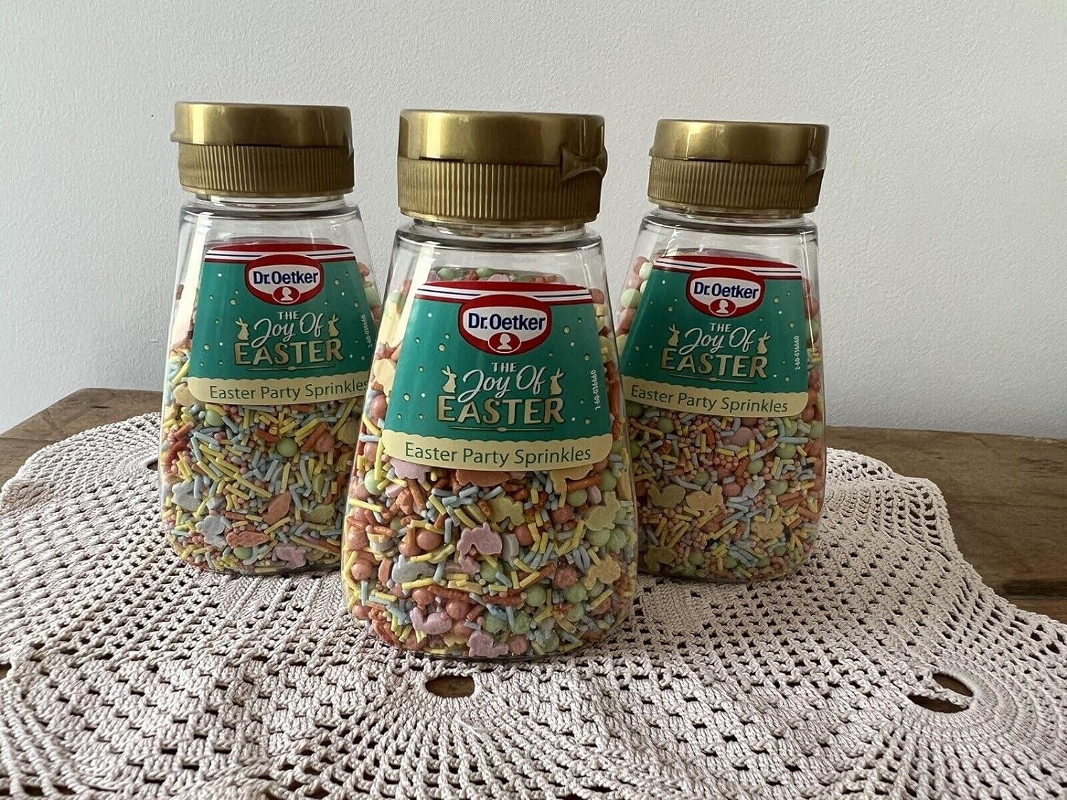 Dr Oetker Easter Party Sprinkles 110G | Mix of coloured sugar shapes ...