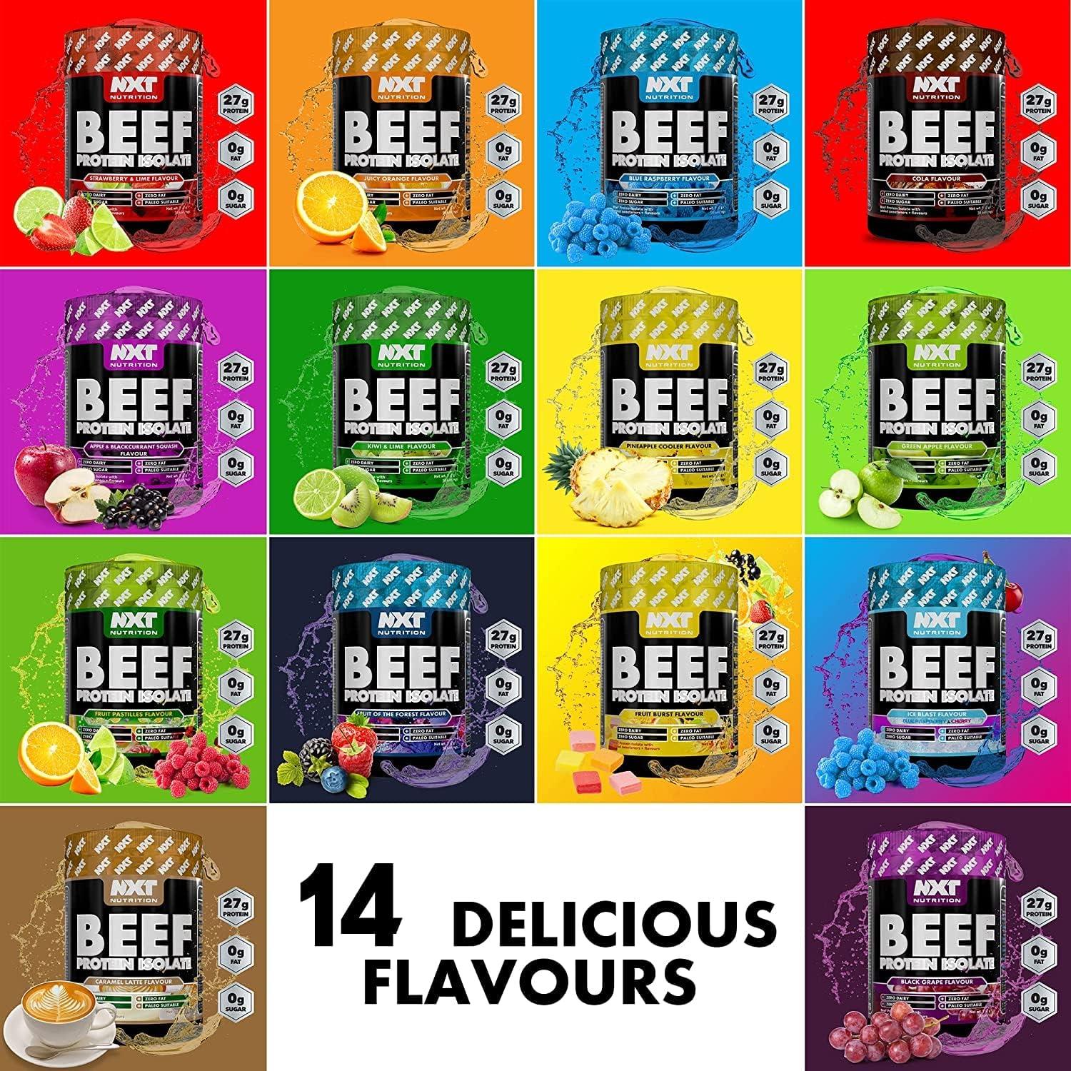 NXT Beef Protein Isolate 540g - High Protein Powder with Natural Amino ...