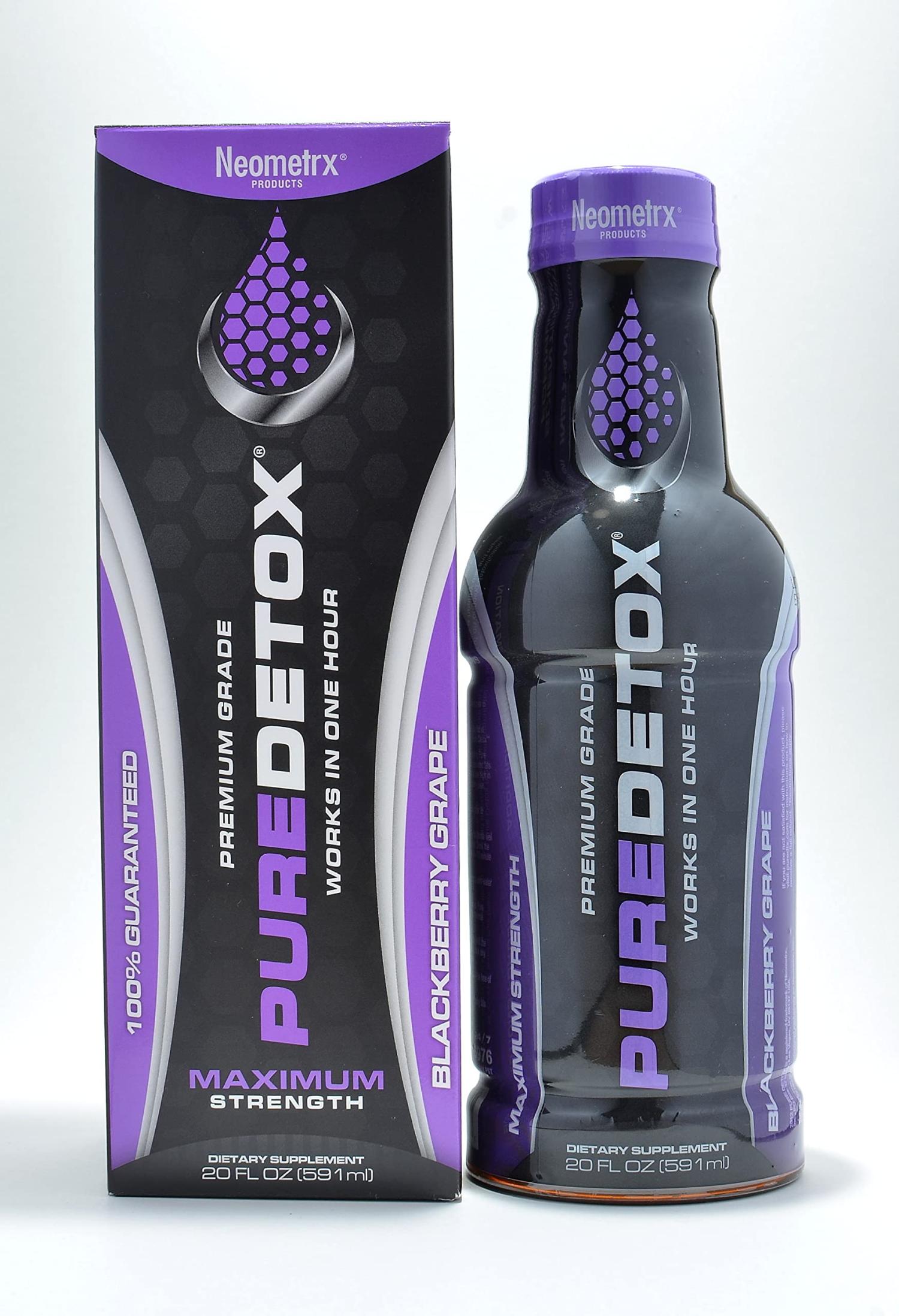 Detox Pure Neometrx Same-Day Maximum Strength Drink 20oz - BlackBerry ...