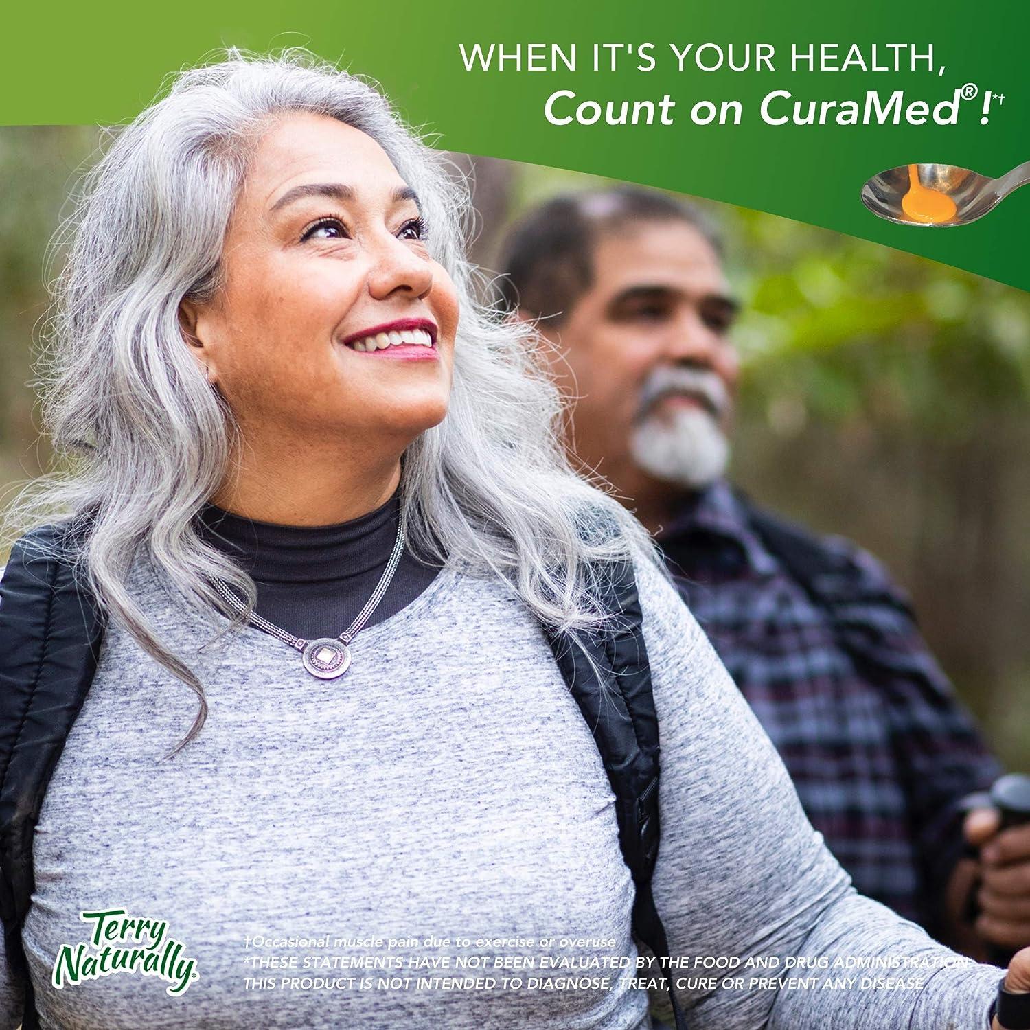 Terry Naturally CuraMed Syrup - 250mg BCM-95 Curcumin - Supports ...