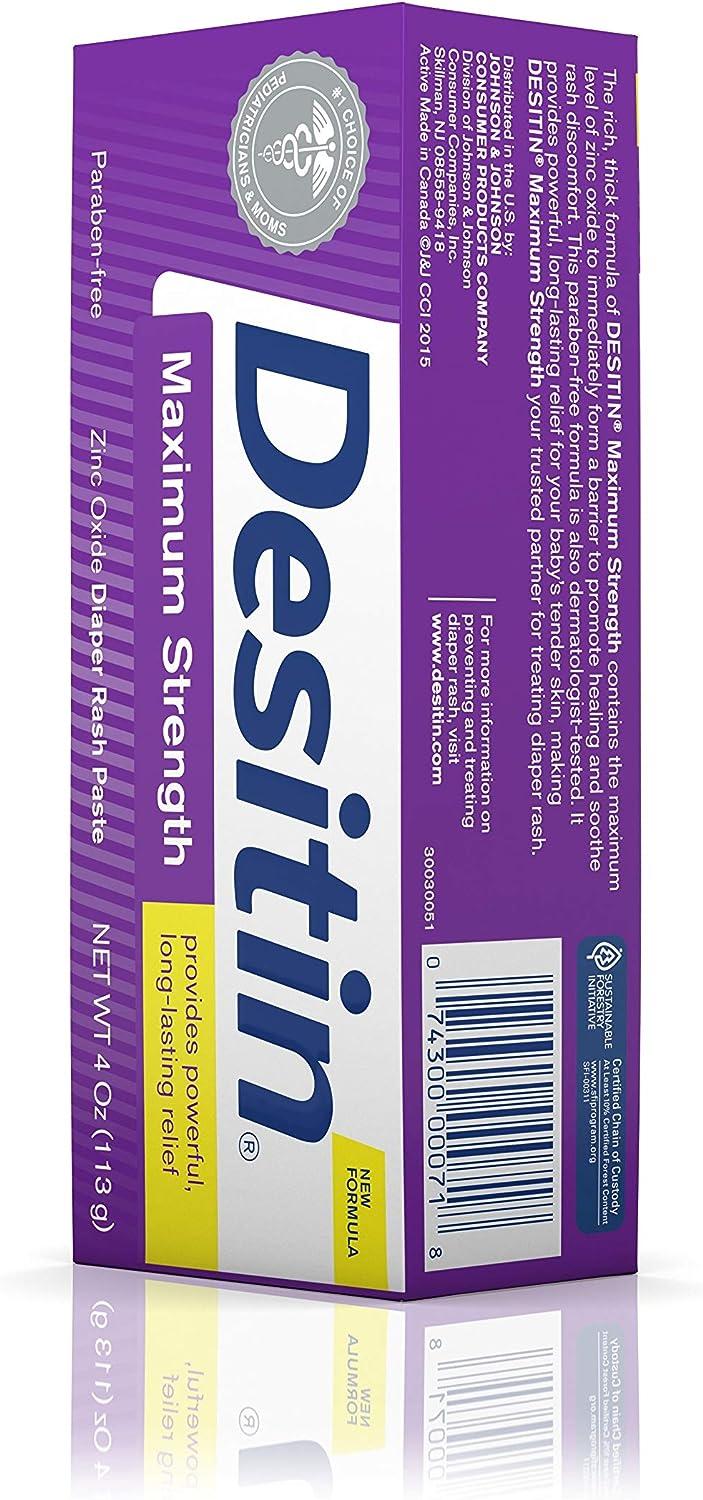 DESITIN Maximum Strength Diaper Rash Paste 4 oz