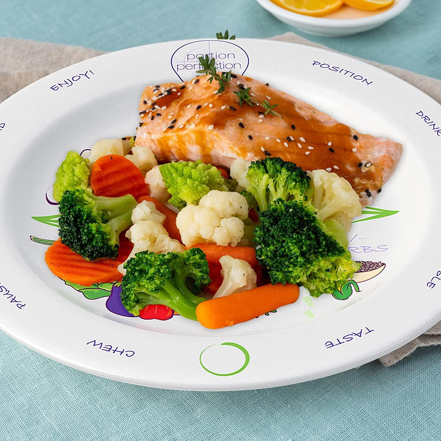 Bariatric Melamine Portion Control Plate 8 For Weight Loss After ...