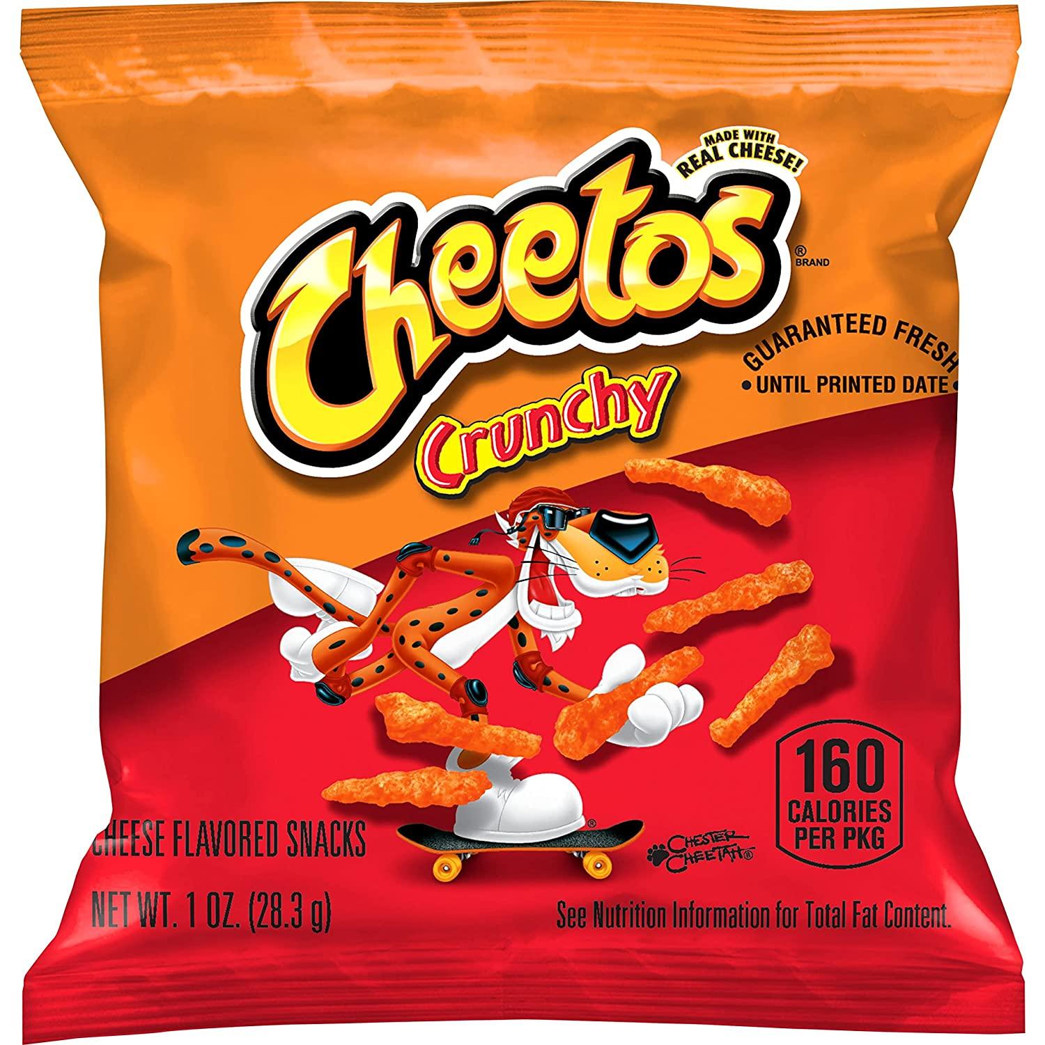 Frito-Lay Cheetos Crunchy 1 oz (Pack of 10) - Delicious Snack Pack for ...