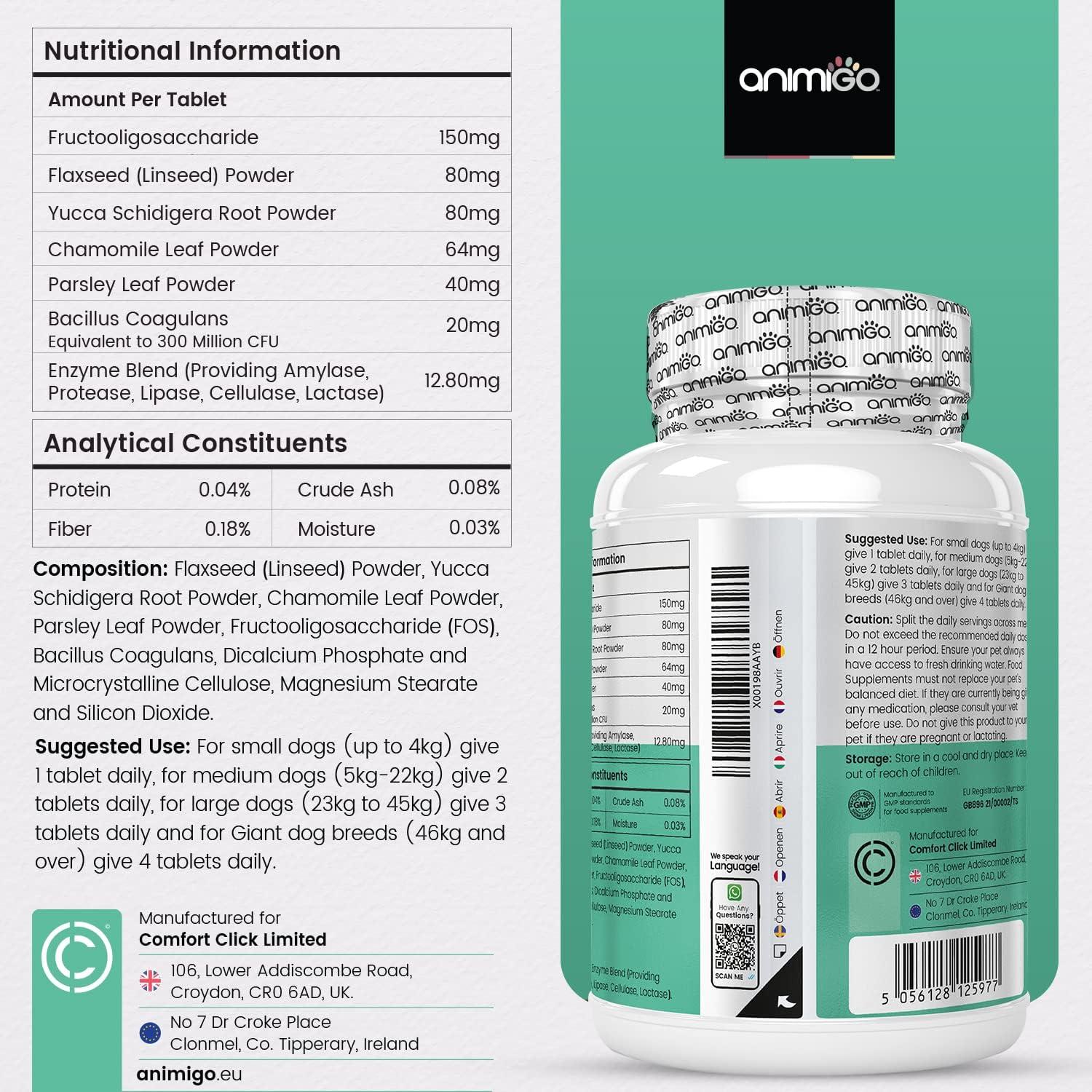 Dog Stool Repellent Tablets - 120 Chicken-Flavour, Probiotic ...