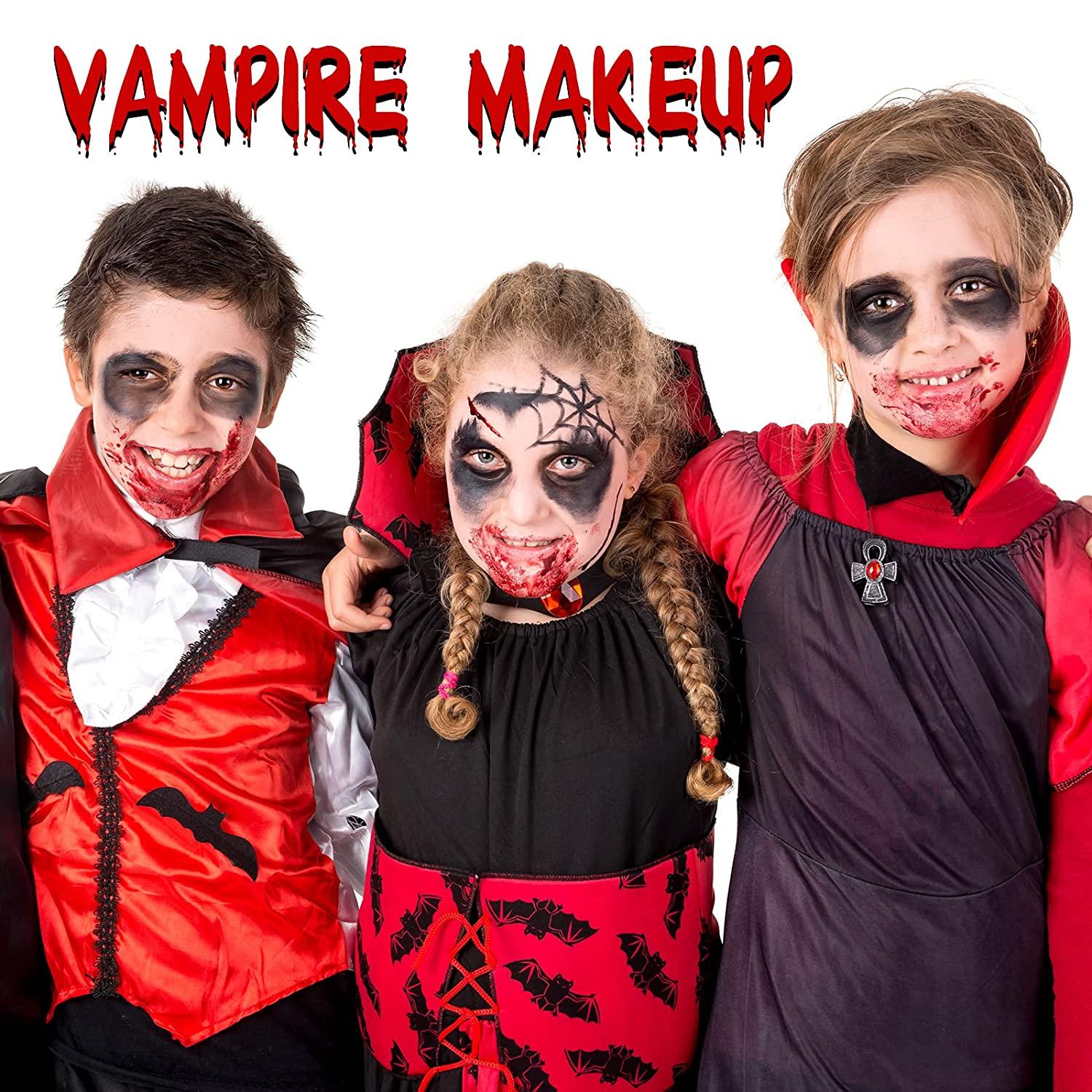 Aposhion Halloween Fake Blood Spray 2oz - Face Paint Makeup for Zombie ...