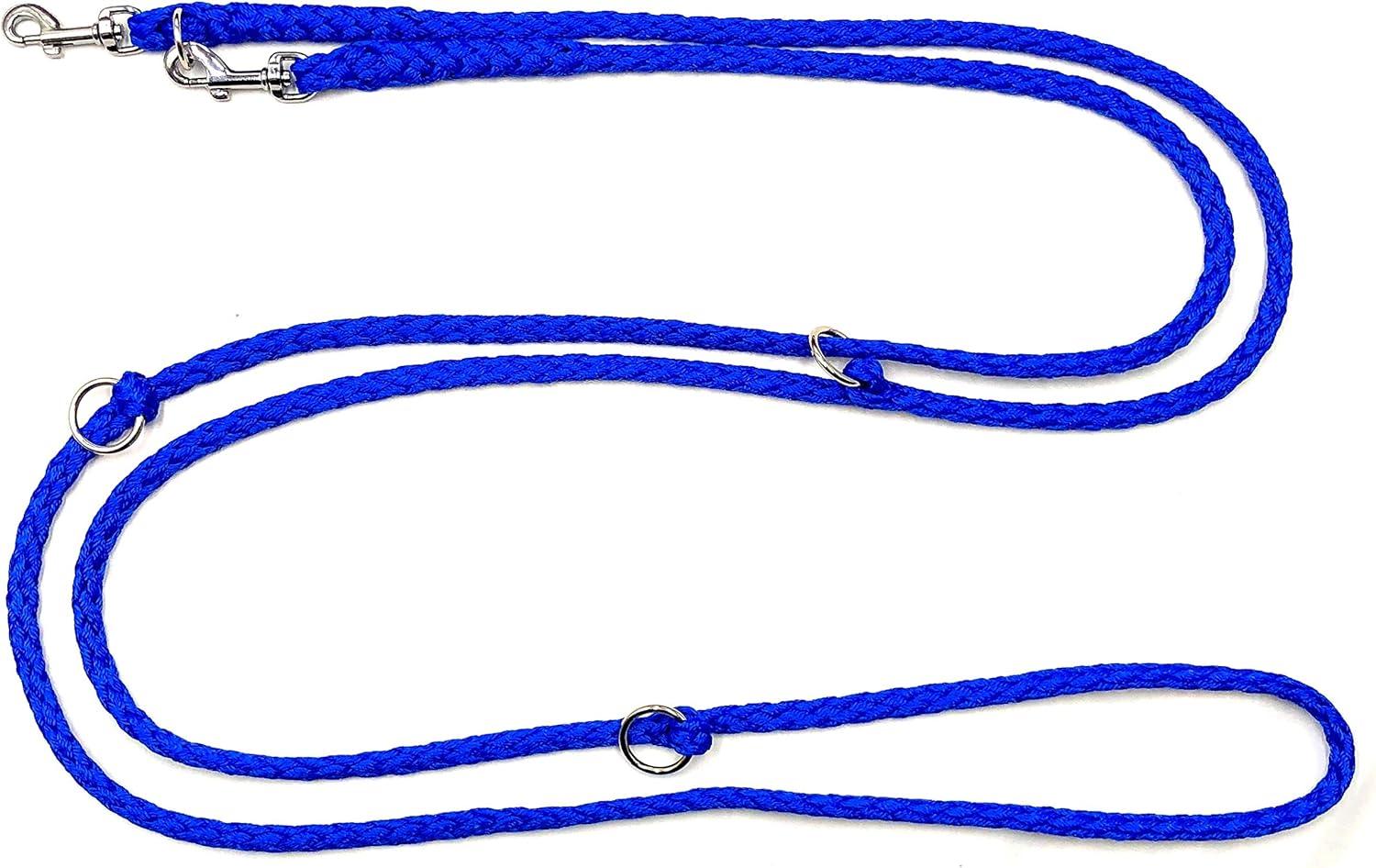 Lightweight 4-Way Adjustable Dog Leash for Small Dogs Up to 15kg - 2 ...