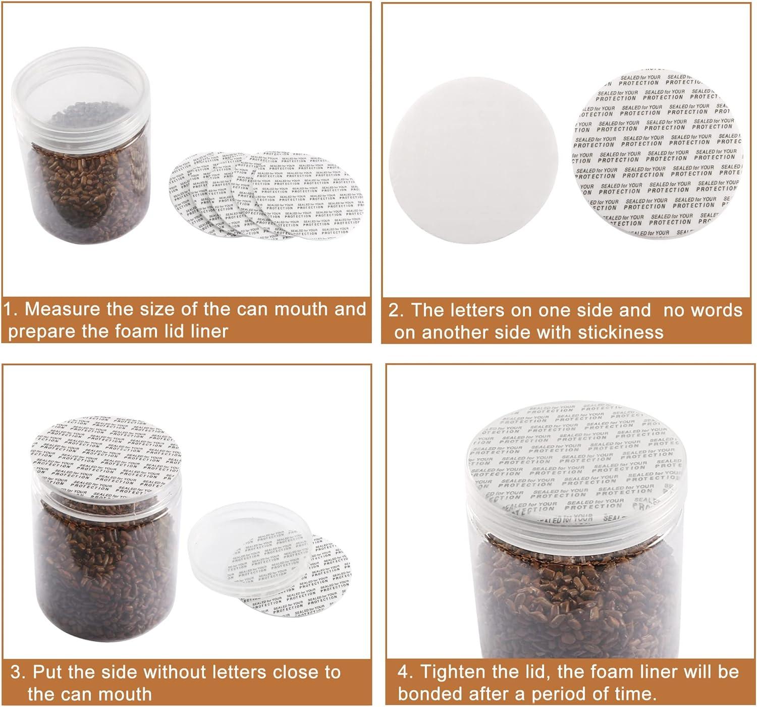 pressure sensitive seal cap