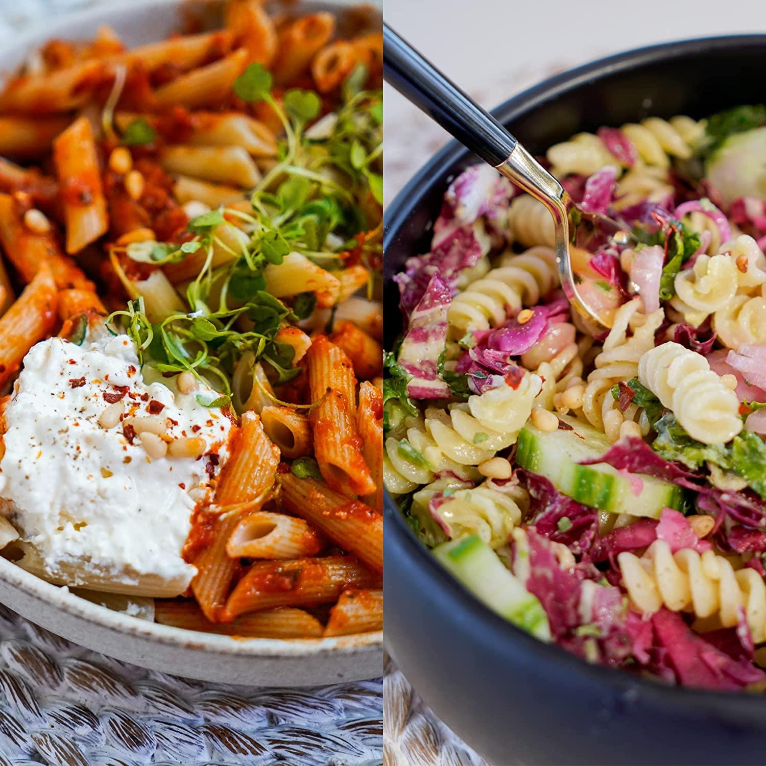 Fiber Gourmet Pasta Variety Pack - Spaghetti, Rotini, Penne, Elbows ...