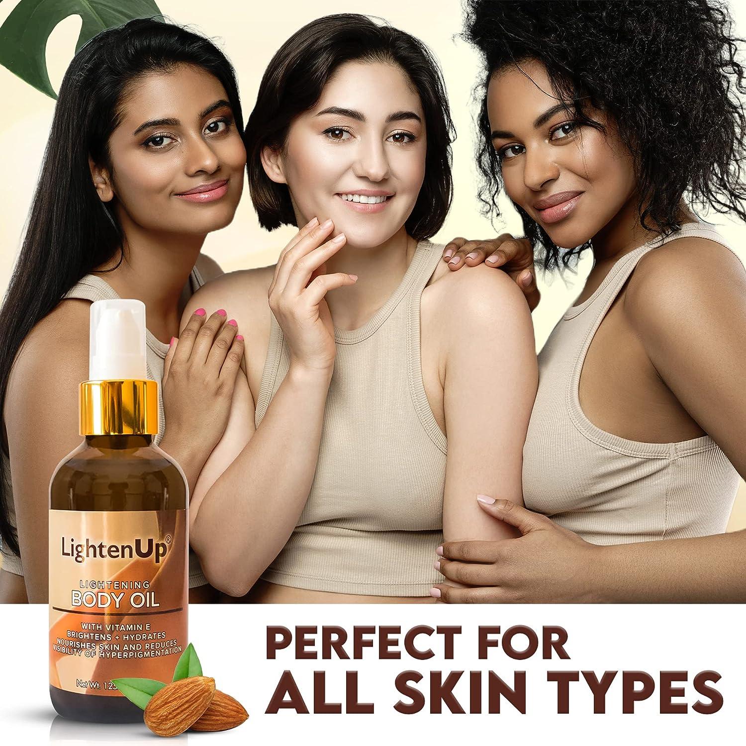 OMIC LightenUp Brightening Body Oil - 4.2 fl oz - Dark Spot Remover for ...