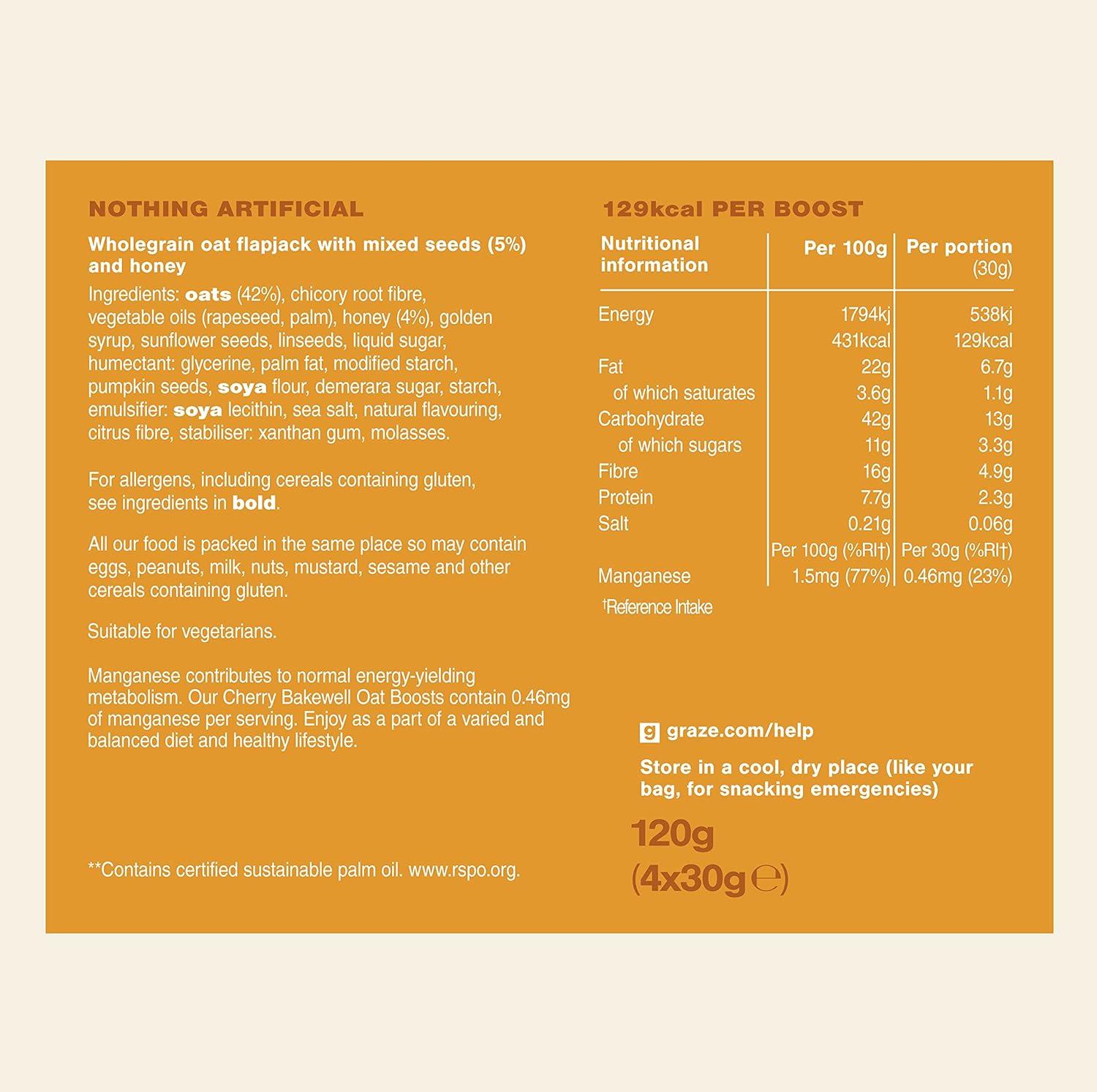 Graze Healthy Snacks - Honey Roast Crunch Mixed Sharing Snacks 100g