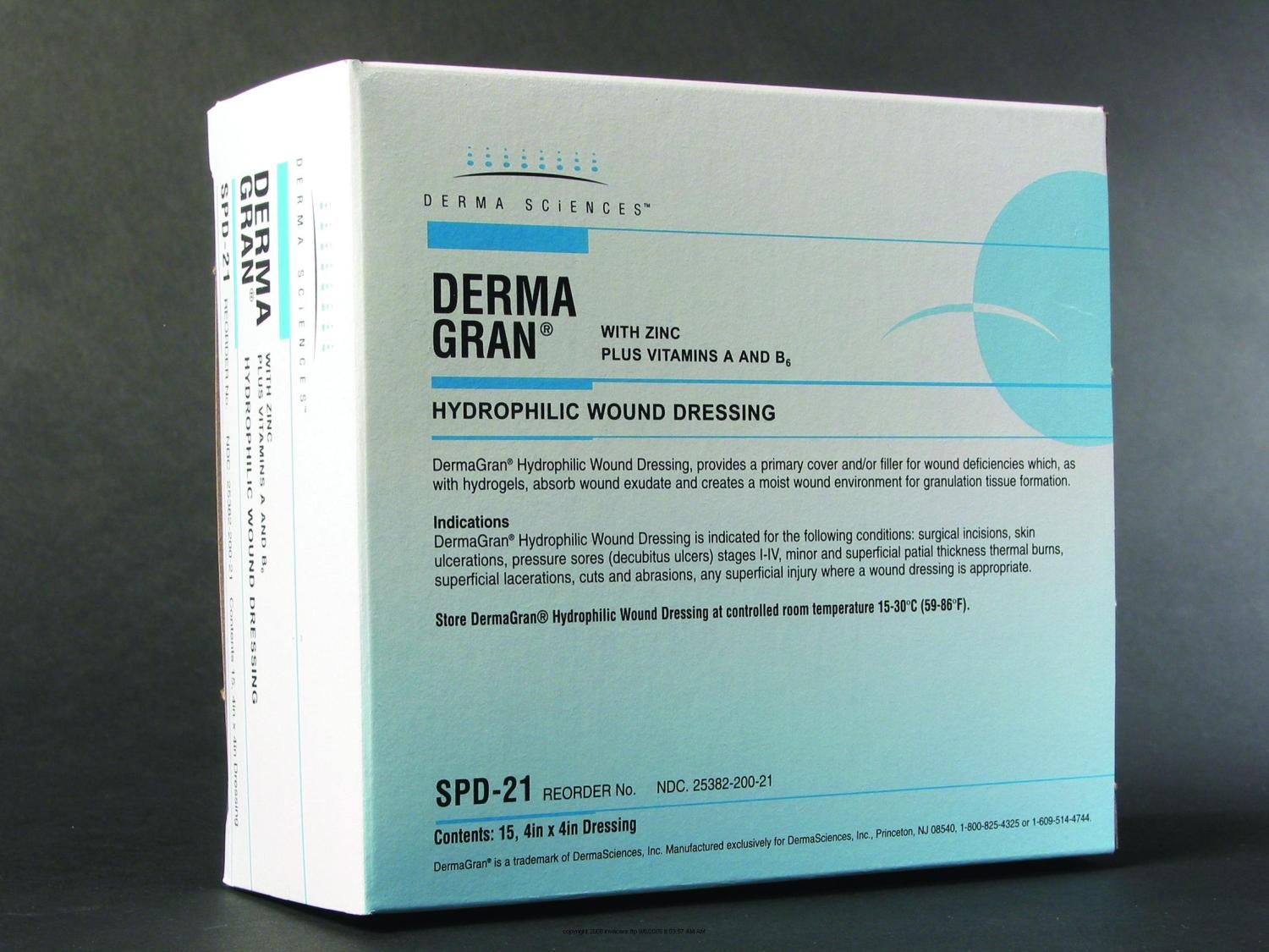 Buy Box of 15 Dermagran-B Hydrophilic Wound Dressings - Fast ...