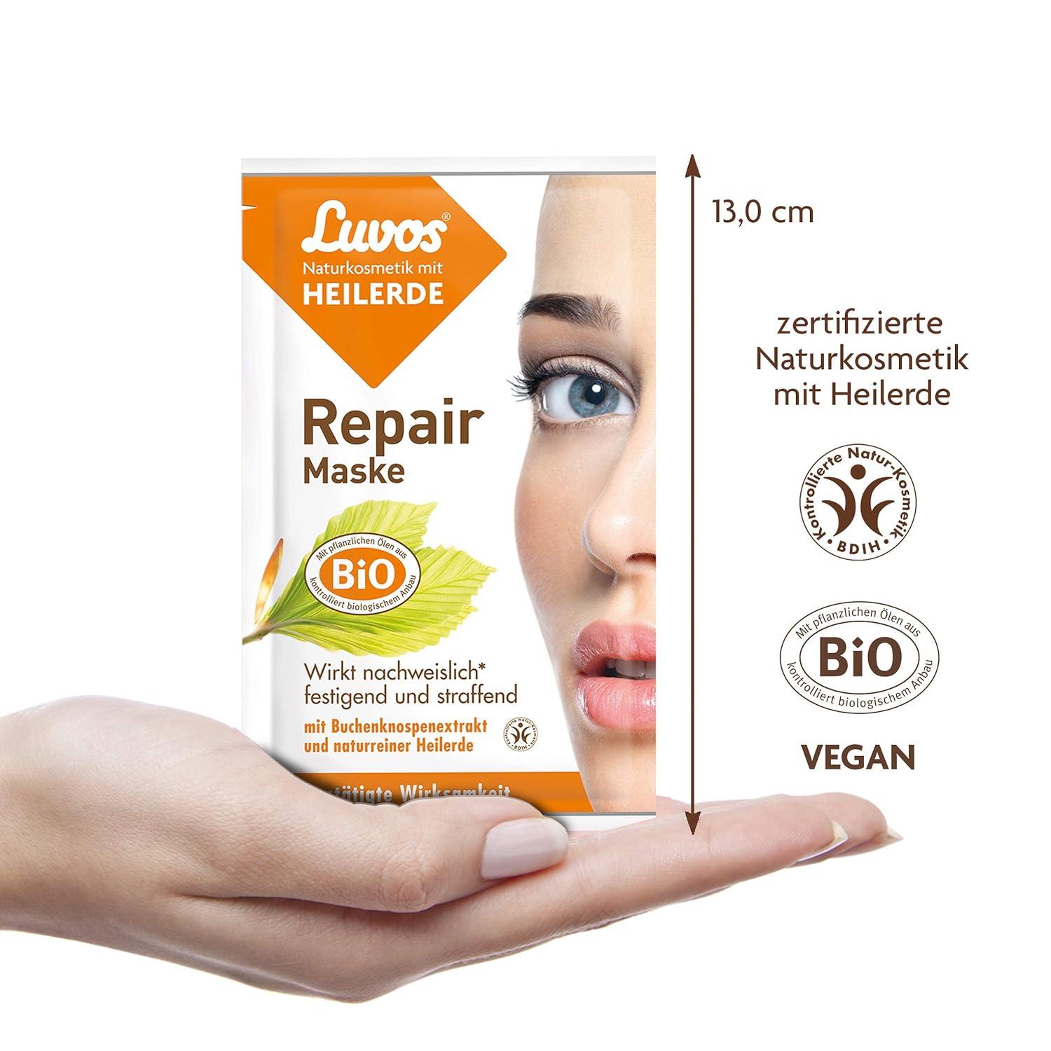 Luvos Cream Mask Repair - Deep Cleansing Instant Effect | 2x7.5 ml ...