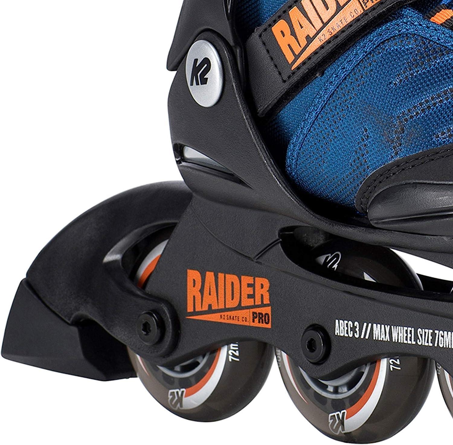 K2 Youth Raider Pro Inline Skates - Blue/Orange - Size 11-2 | Buy Now ...