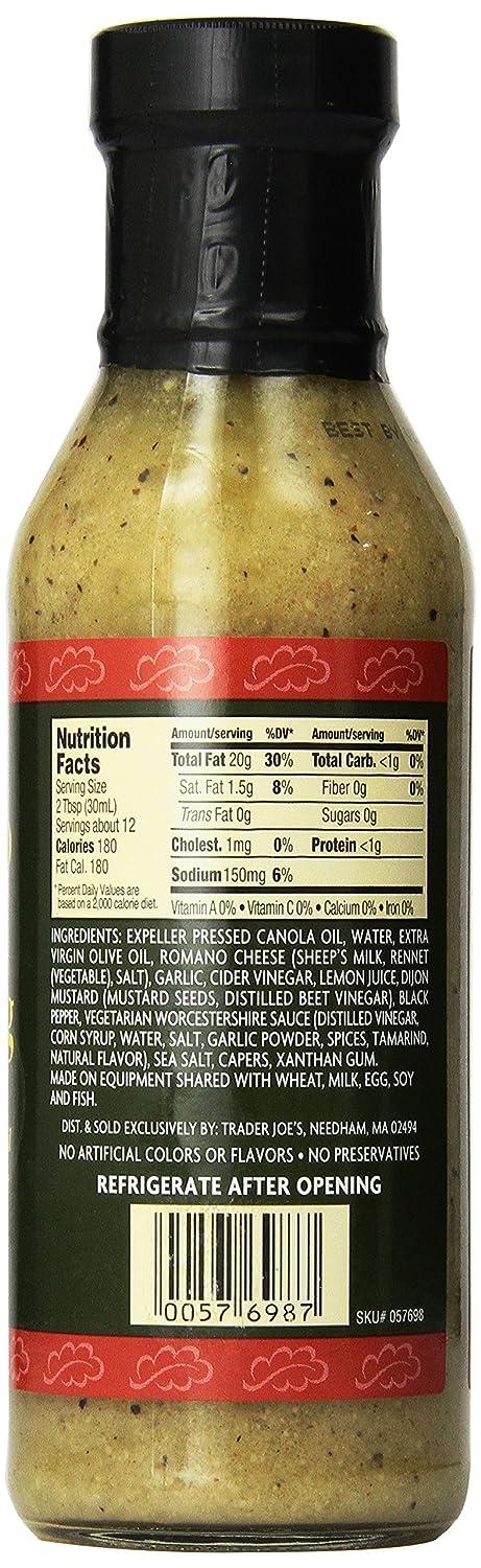 Trader Joe's Romano Caesar Dressing - Authentic and Delicious Flavor ...