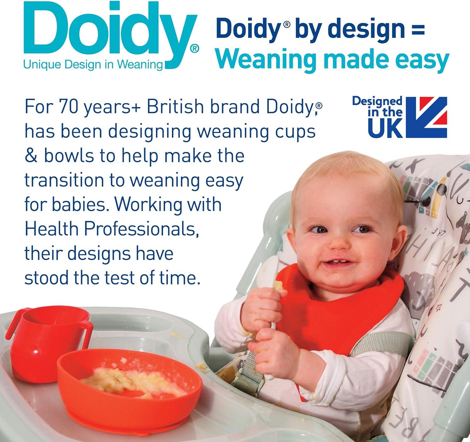 Doidy Silicone Baby Bowl - Non-Slip Suction Feeding Bowl for Weaning ...