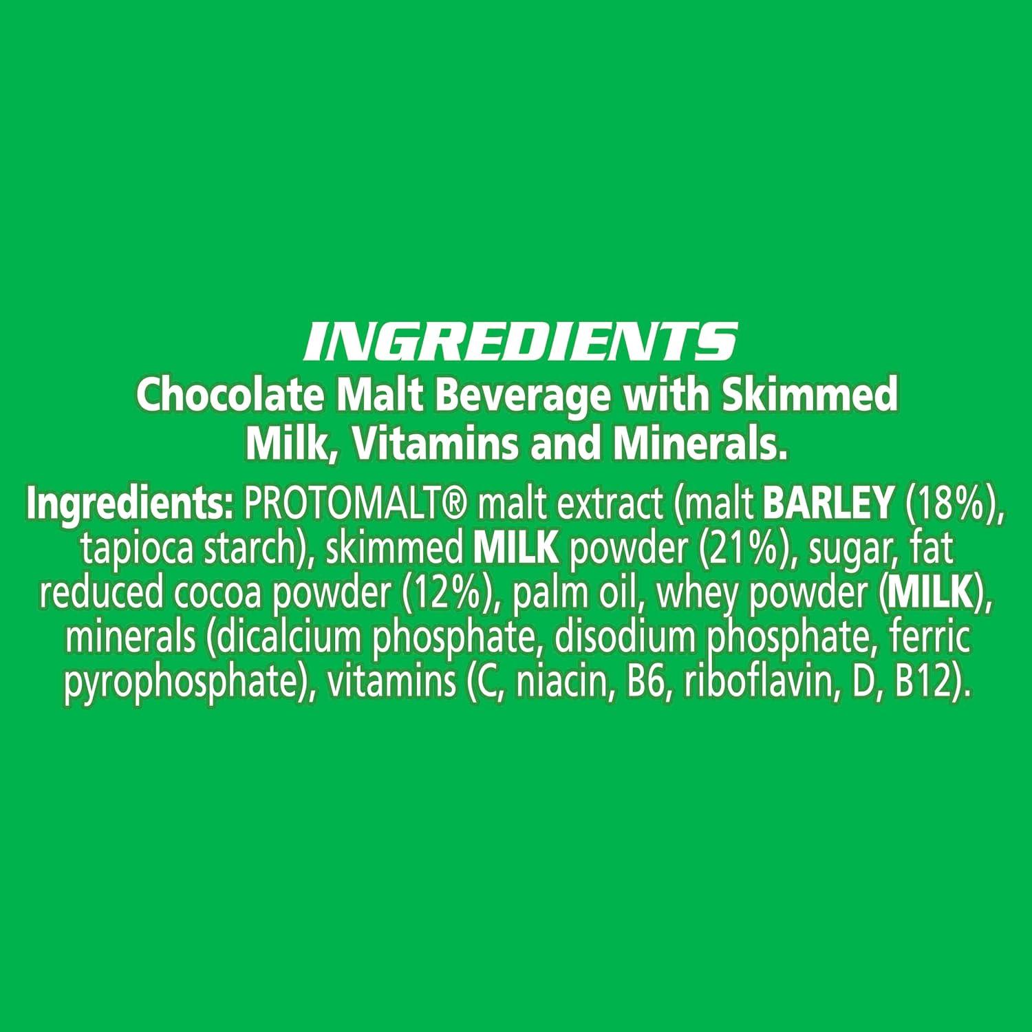 Milo Instant Malt Chocolate Drinking Powder Tin - 400g (Pack of 5 ...