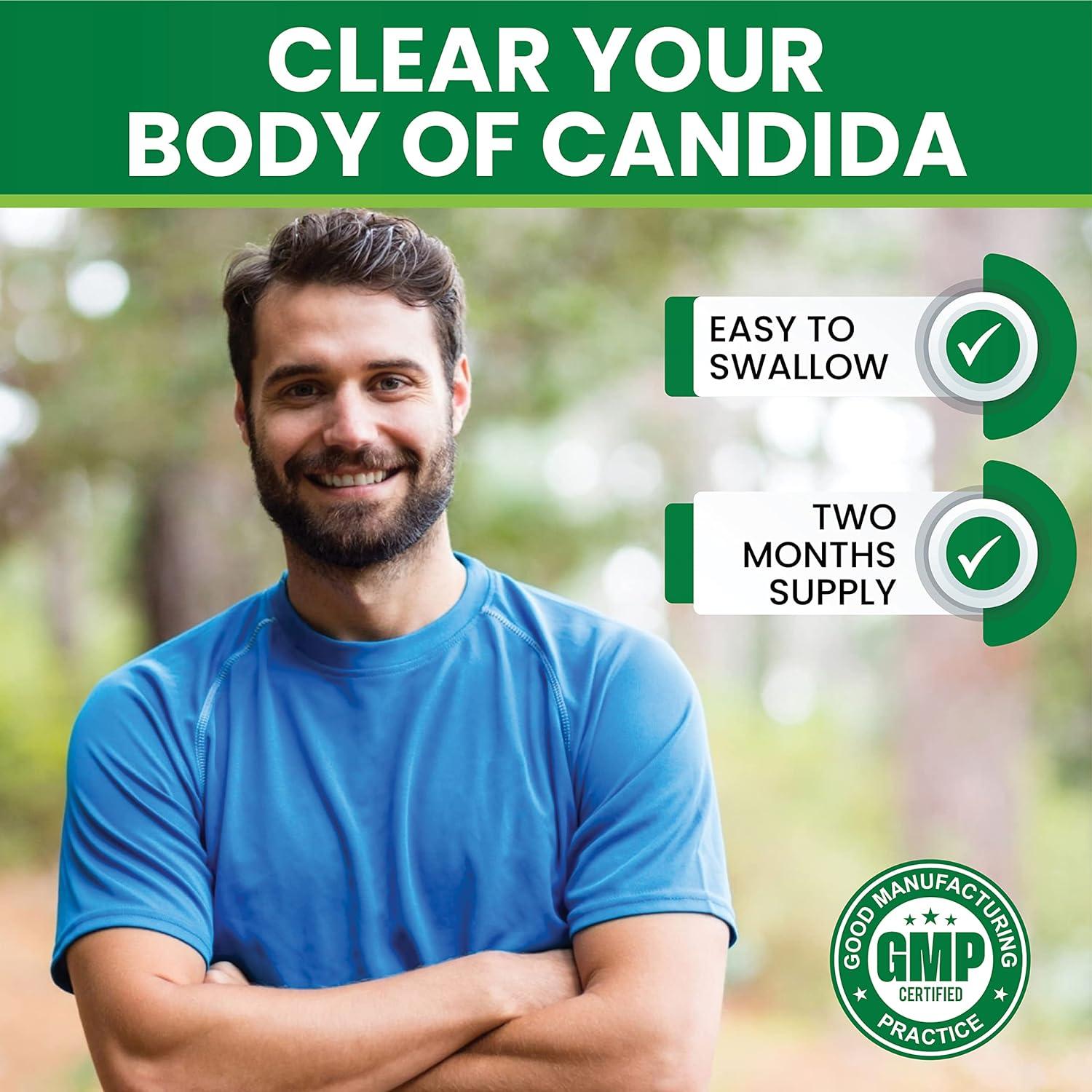 Candida Support Capsules - Men and Women Thrush Treatment - Yeast ...