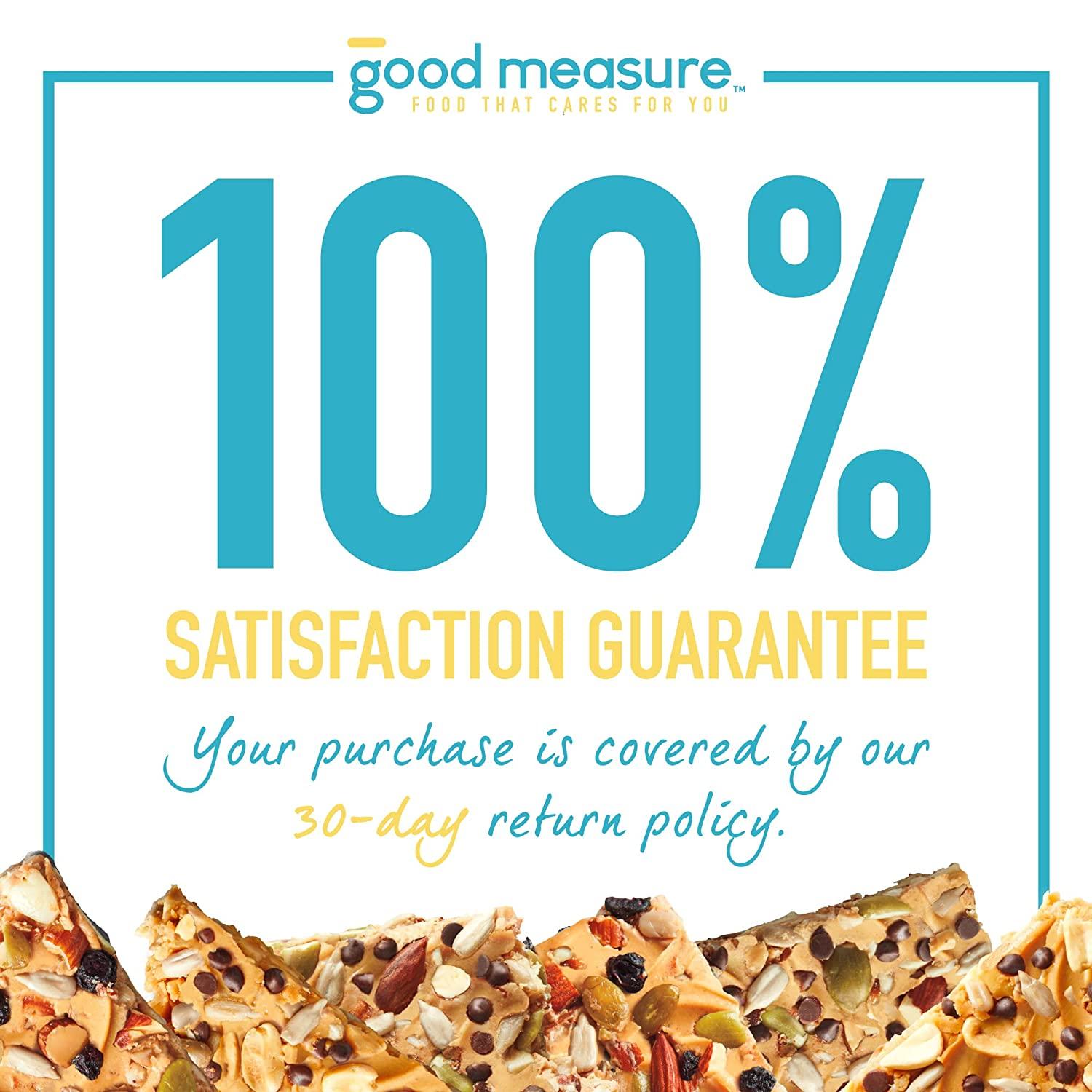 Good Measure Bars Variety Pack - Low Carb, Zero Added Sugar, Nutrient ...