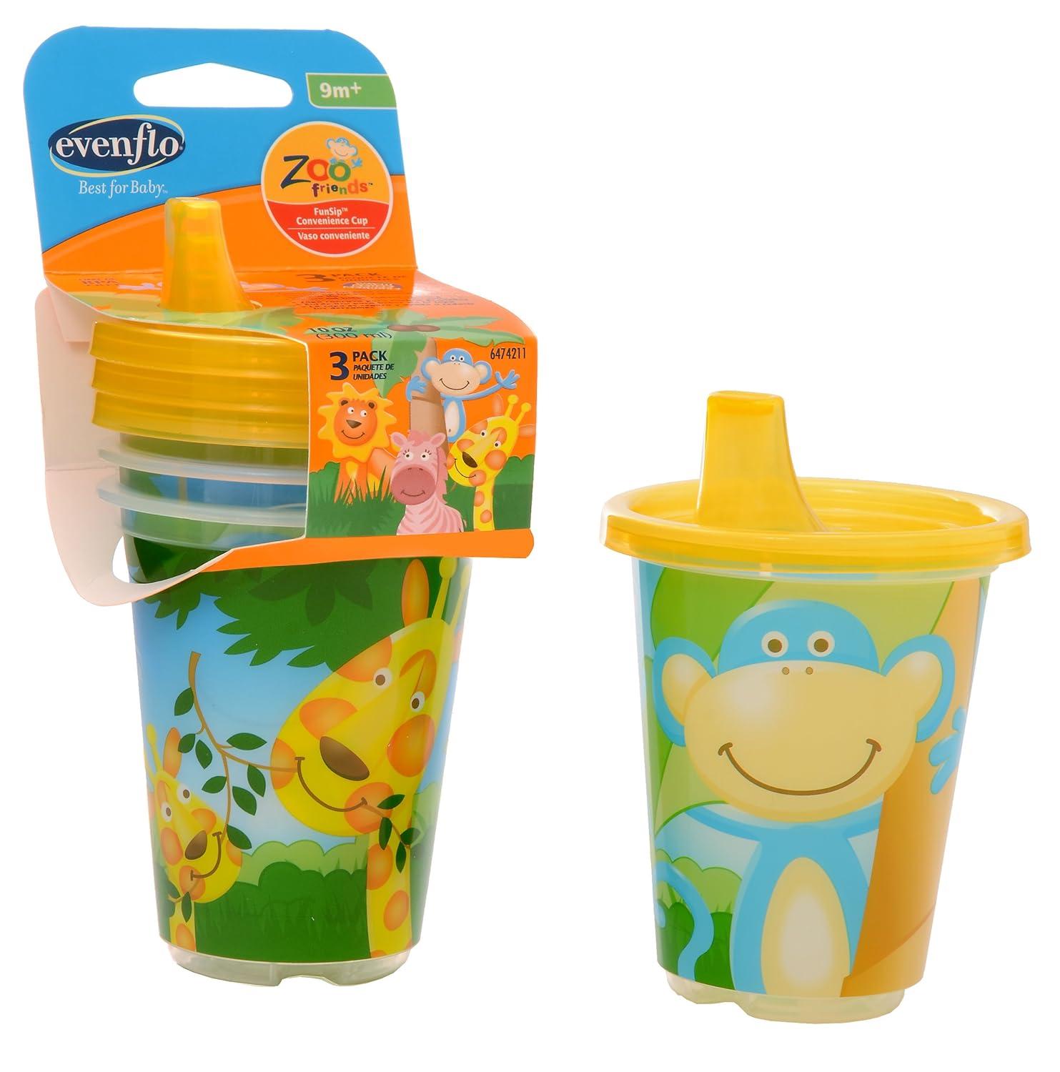 Evenflo Zoo Friends Sippy Cup Set - 3 Pack (Discontinued) | Buy Now with Express International ...