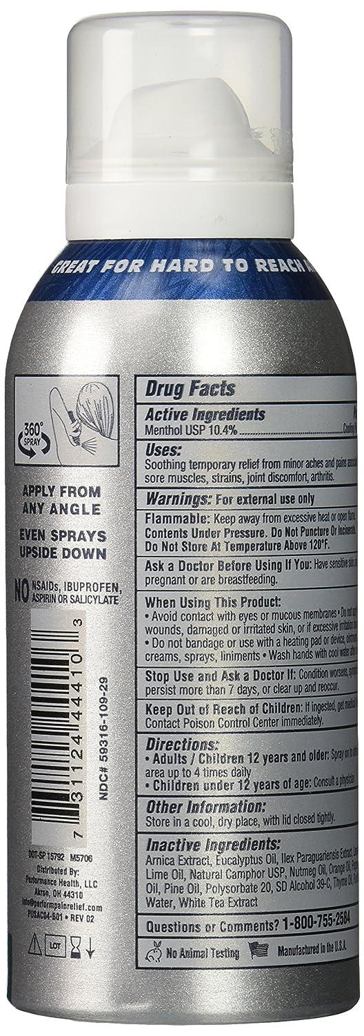 Perform Cooling Pain Relief Spray 4 oz - Non-NSAID Solution for Muscle ...